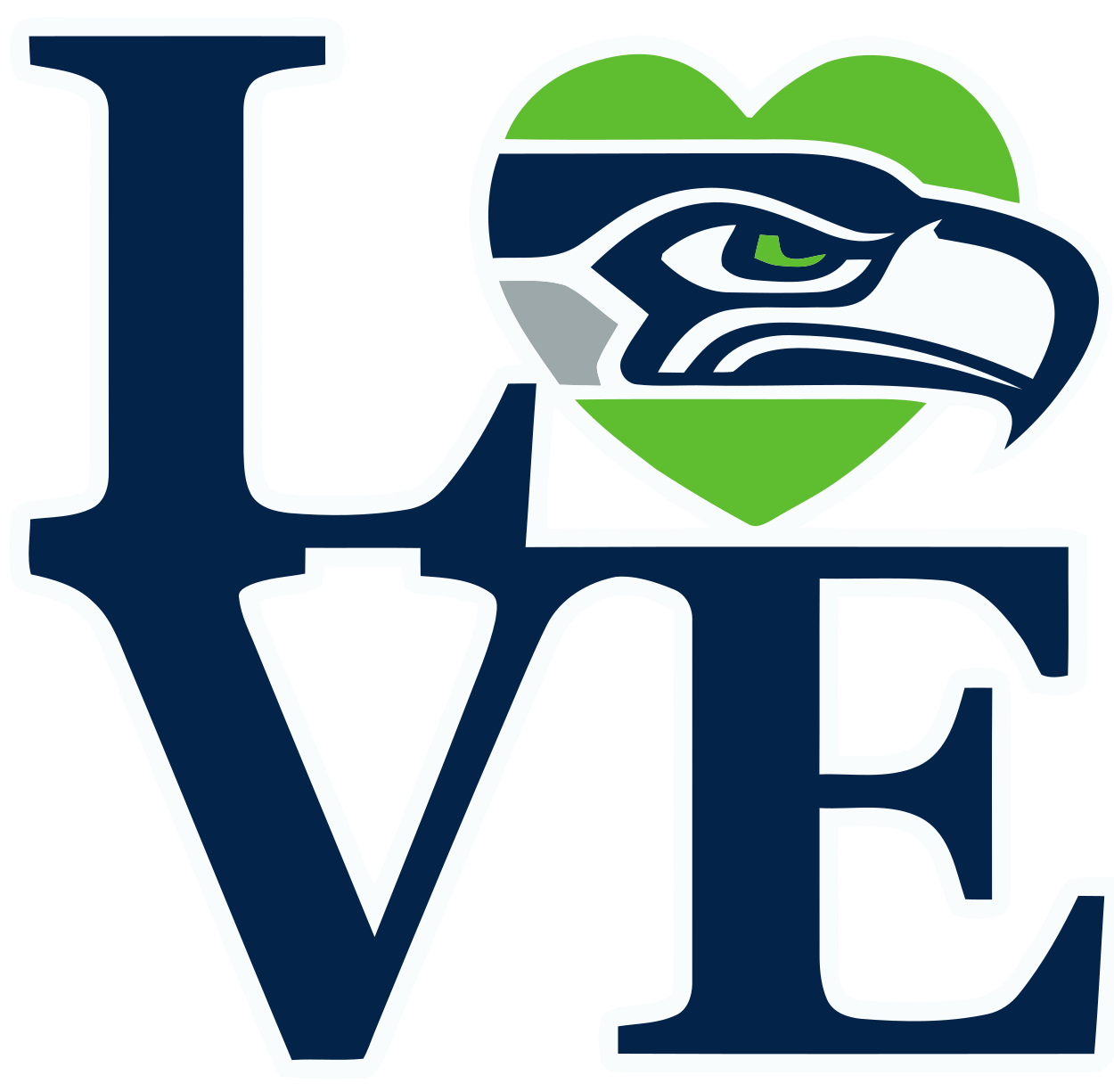 Seattle Seahawks Svg, Seahawks Svg, Seahawks Logo Svg, Love - Inspire ...