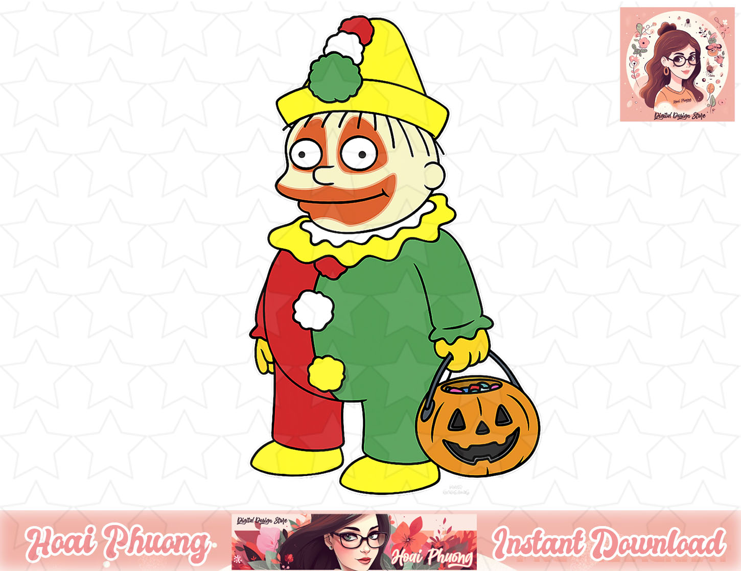 The Simpsons Treehouse of Horror Halloween Clown Ralph png, | Inspire ...