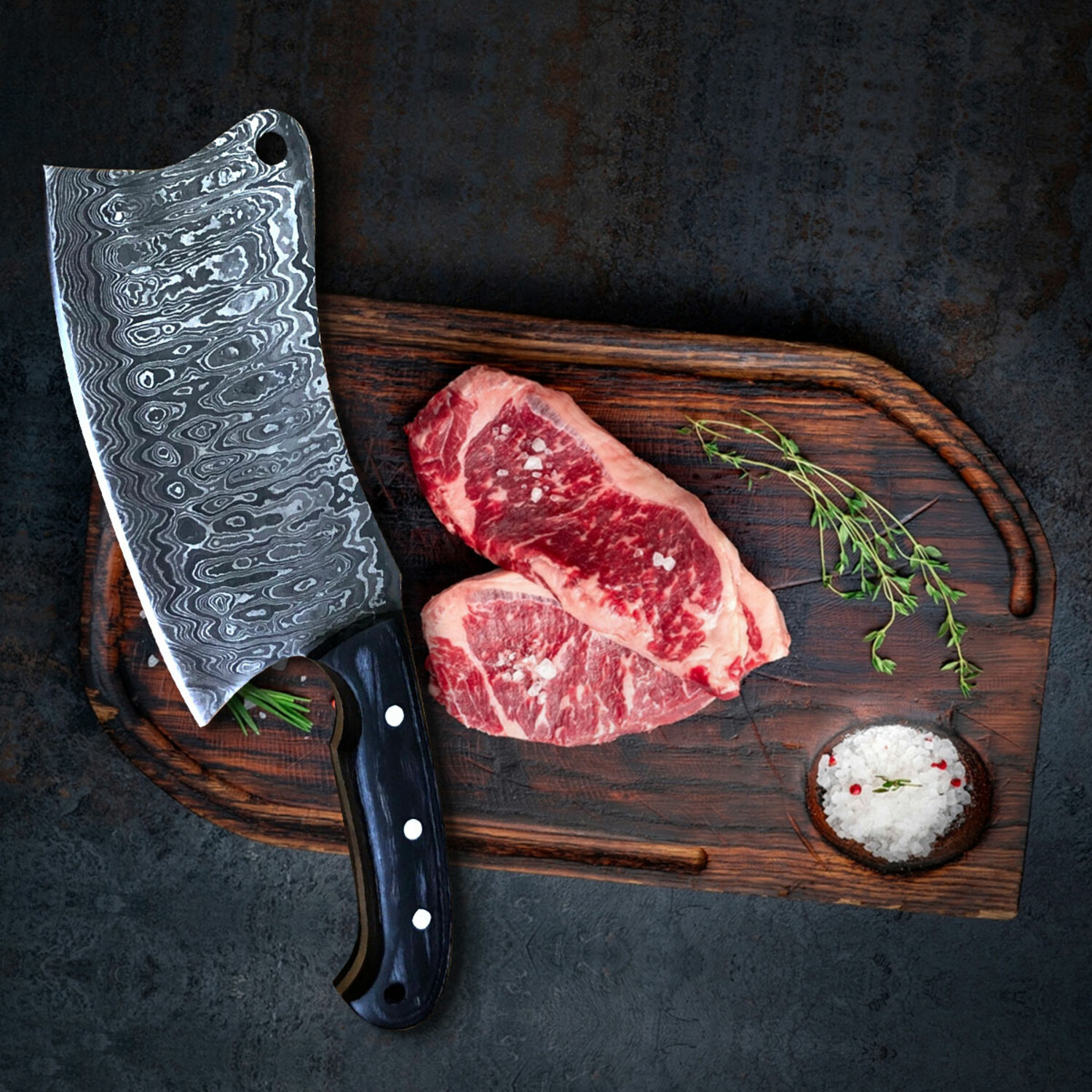 custom kitchen hood and serial cleaver knife sarbian knife s | Inspire ...