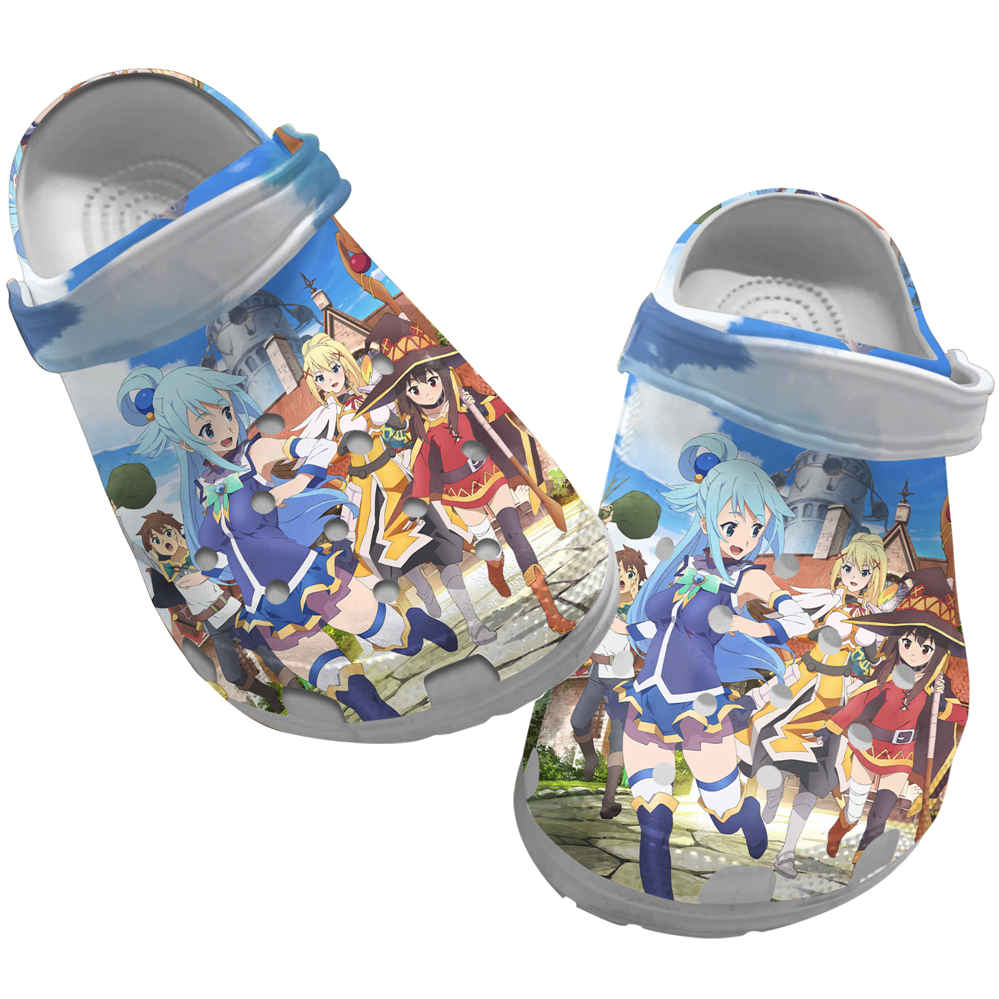 Anime Sandals, Konosuba Crocs, Anime Crocs, Konosuba, Konosu | Inspire ...