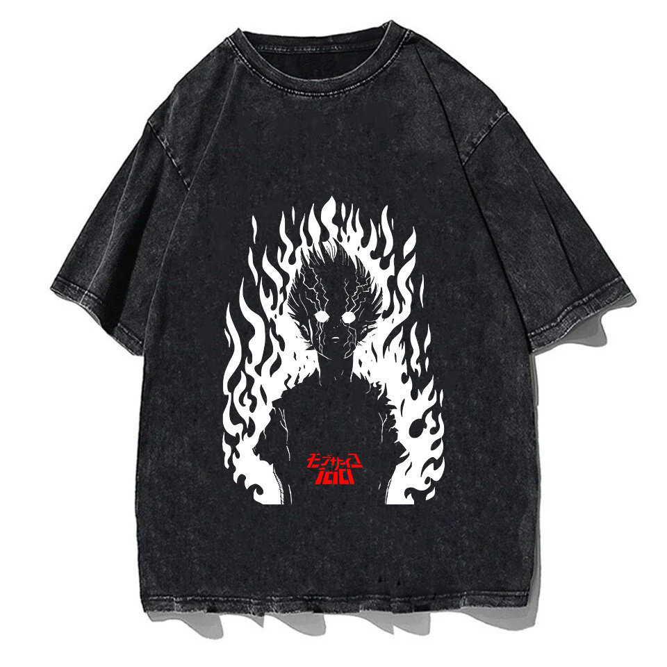 Japanese Oversized Shirts,Anime Japan T-Shirt,Anime Washed C | Inspire ...