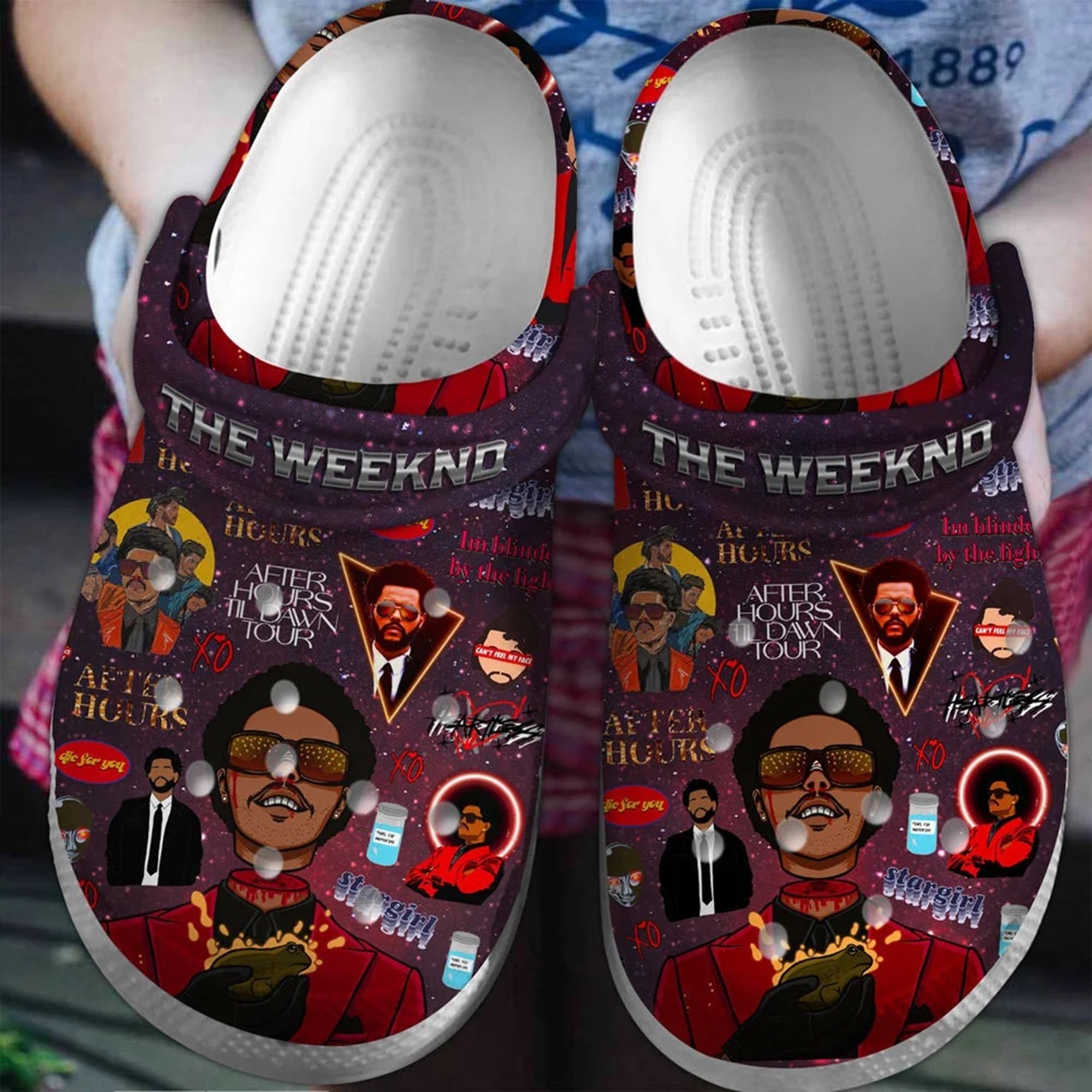 The Weeknd Crocs, Music Crocs, The Weeknd Clog Shoes Unisex, - Inspire ...