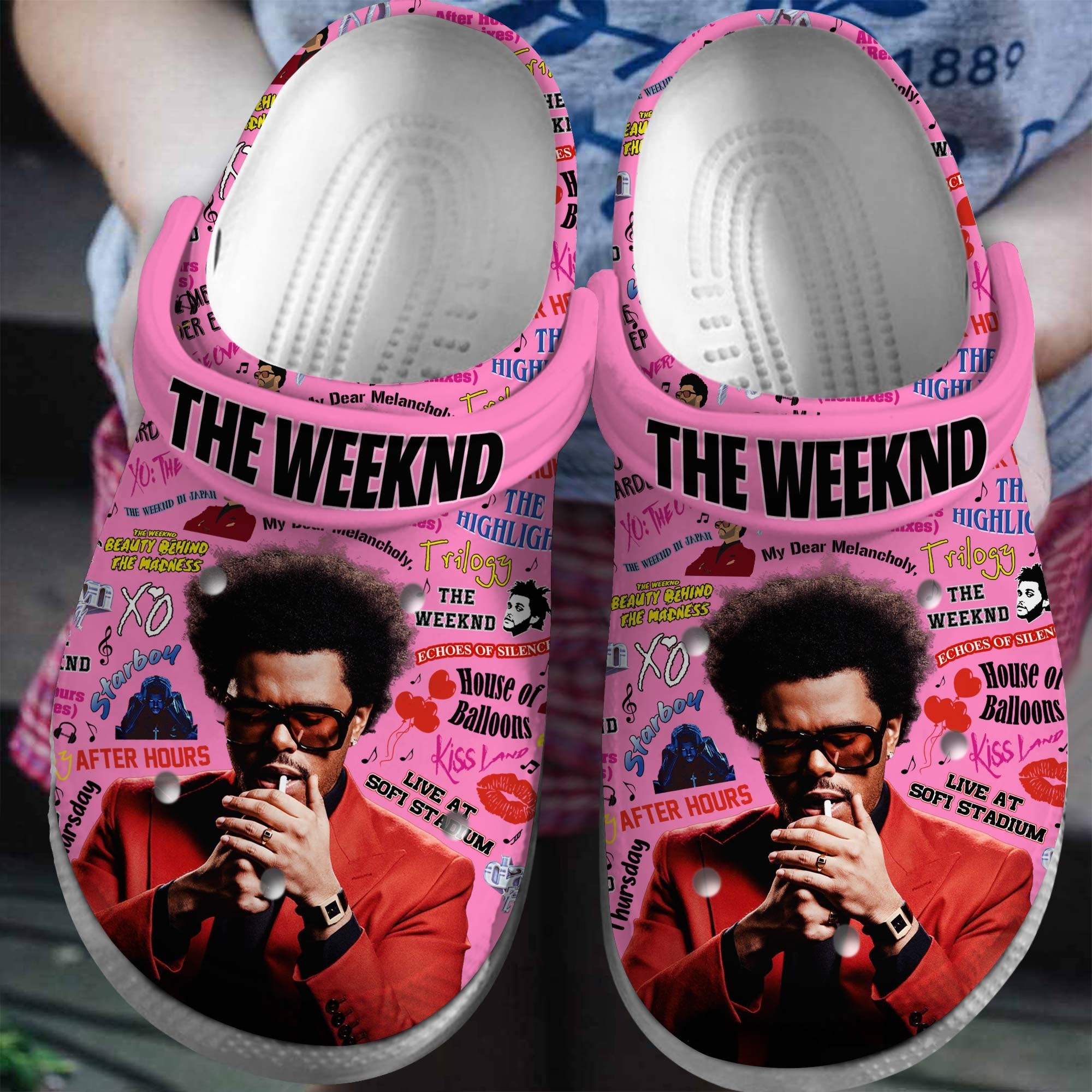 The Weeknd Crocs, Music Crocs, The Weeknd Clog Shoes Unisex, | Inspire ...