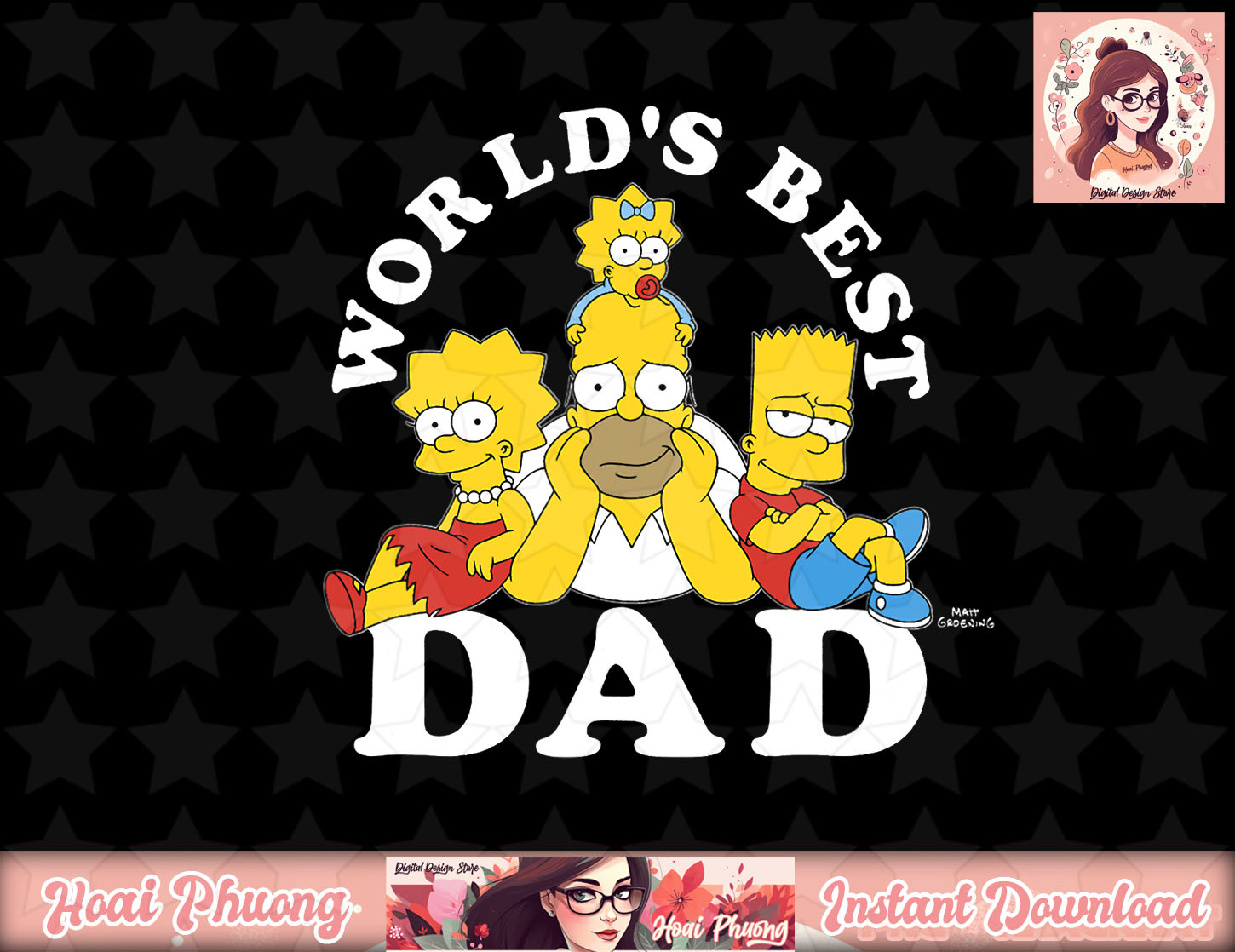 The Simpsons World s Best Dad Father s Day Group V2 png, ins | Inspire ...