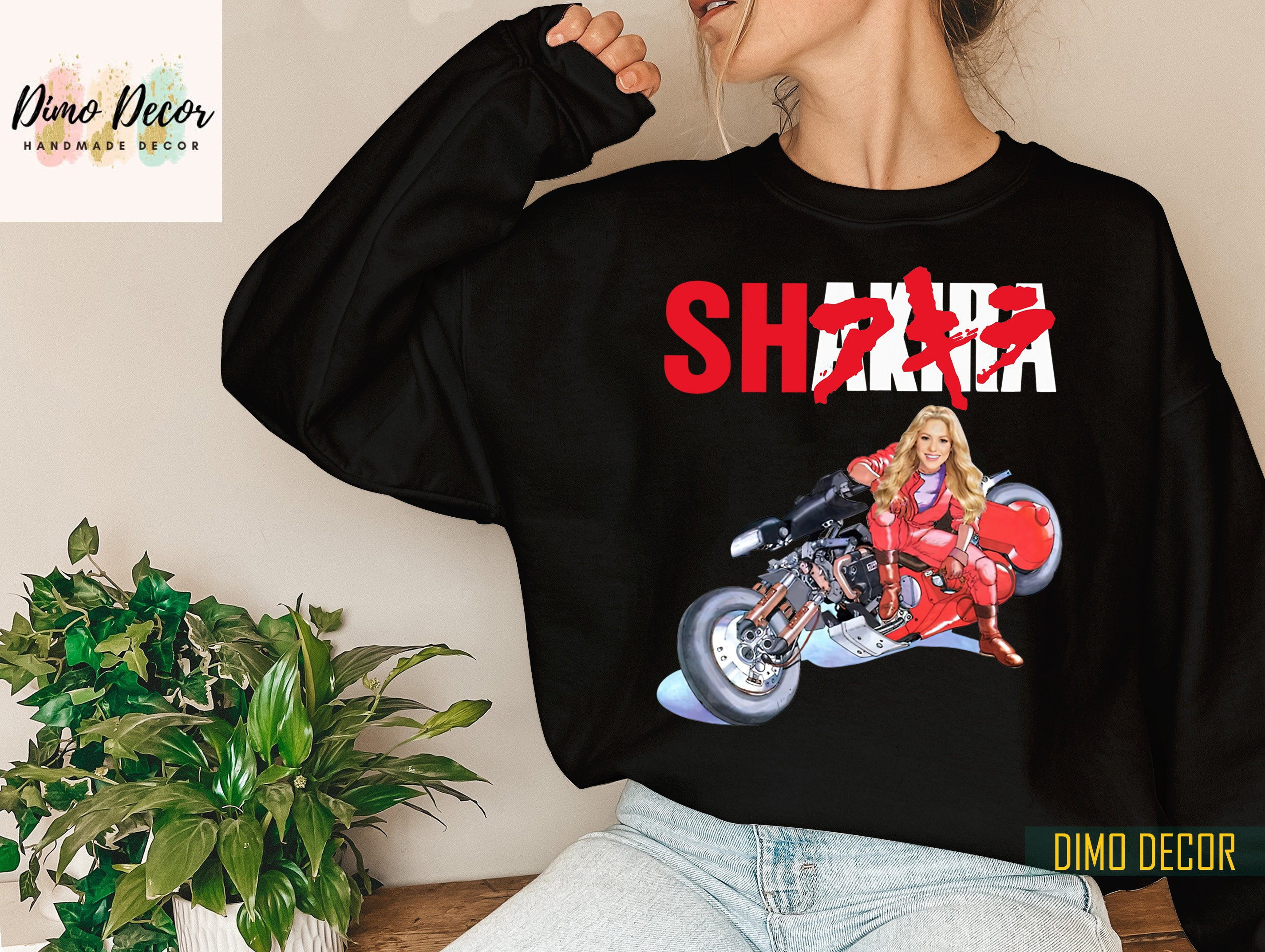 Shakira Akira Shirt, Shotaro Kaneda Anime Meme Shirt, Akira | Inspire ...
