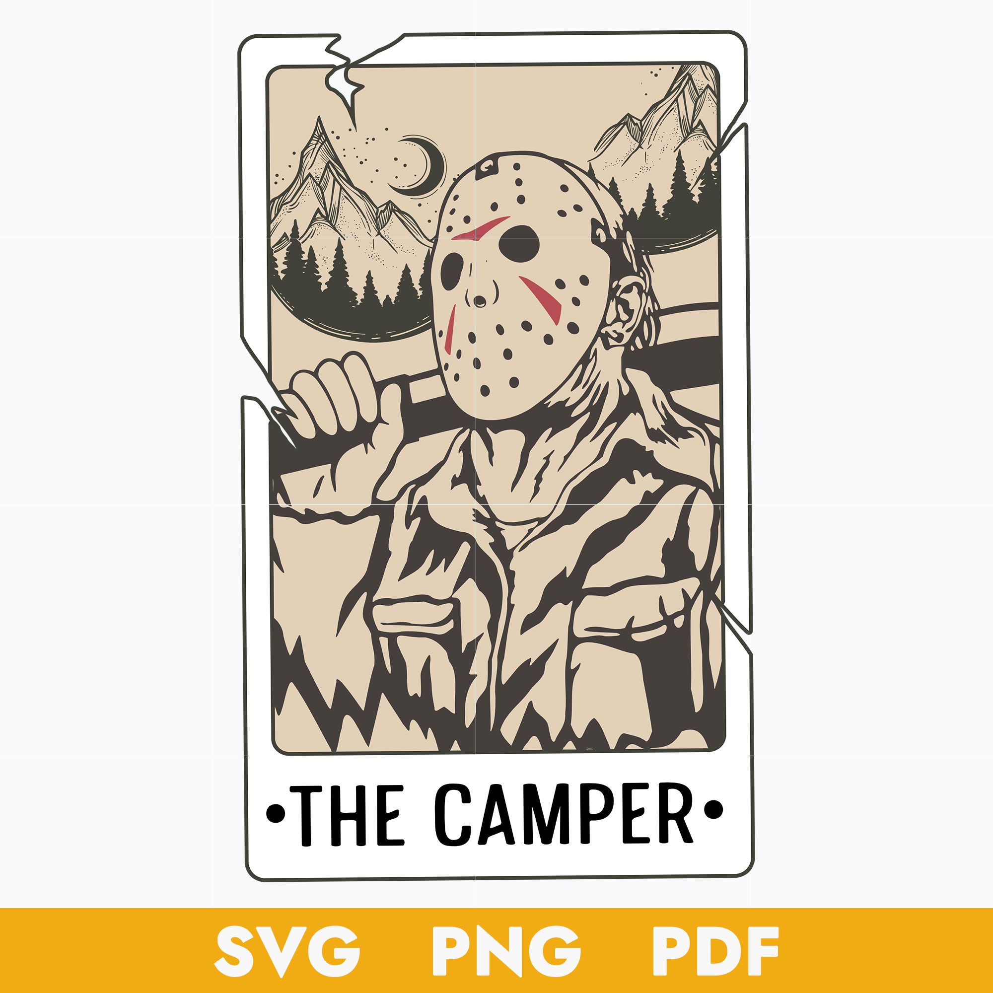 Jason Voorhees Horror Tarot Cards Svg,Jason Voorhees Horror | Inspire ...