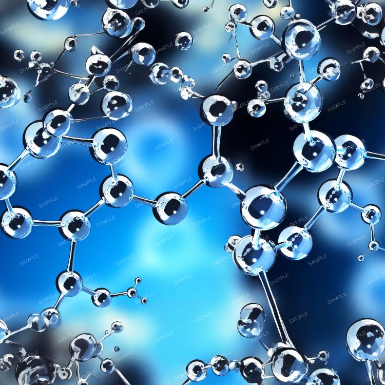 H2O Water Molecules Seamless Tileable Repeating Pattern | Inspire Uplift
