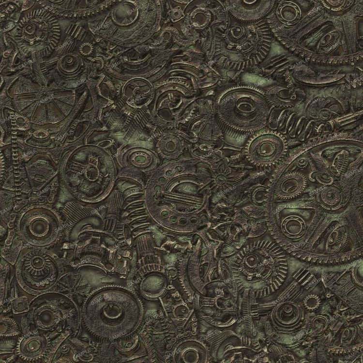 Machine Parts 24 Seamless Tileable Repeating Pattern - Inspire Uplift