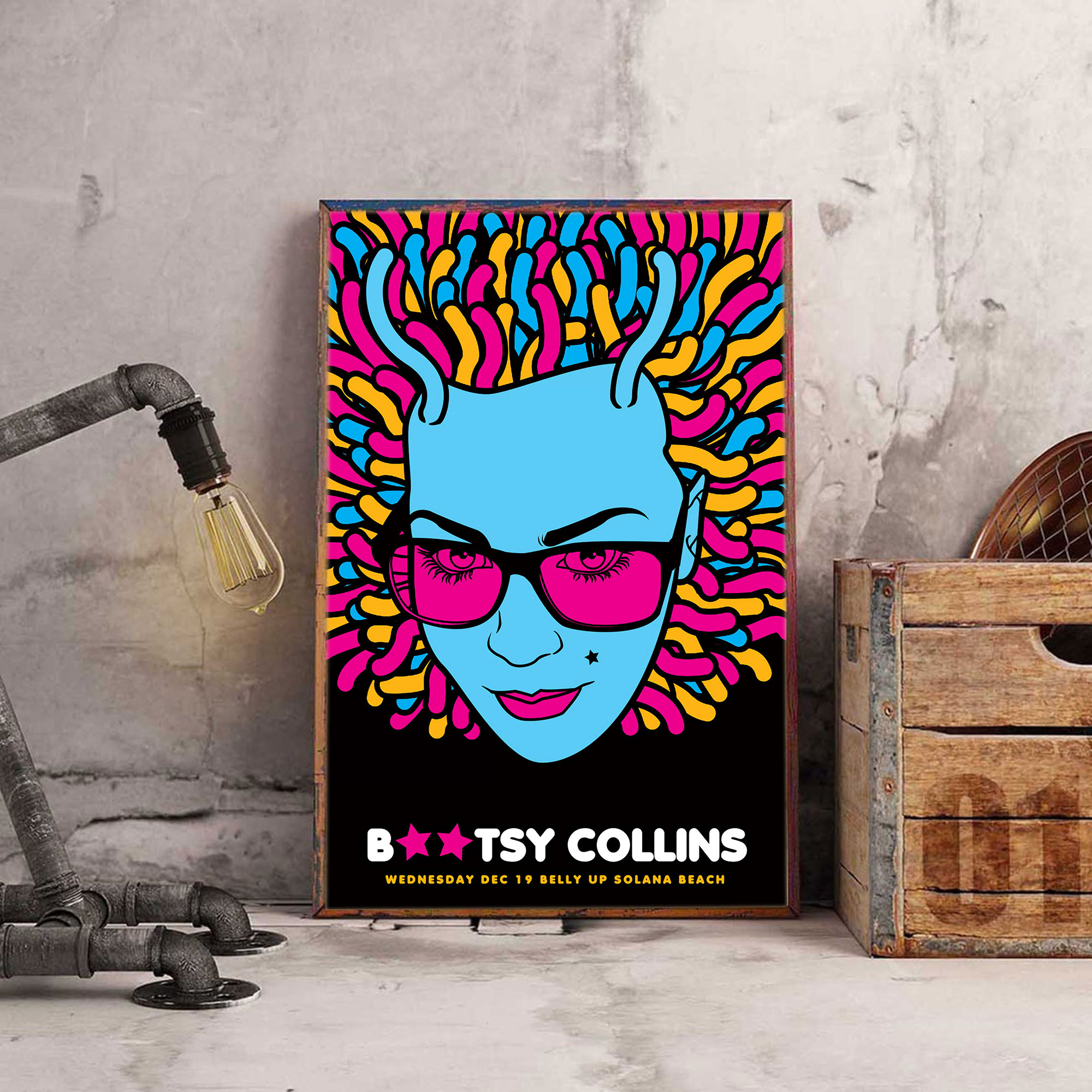 Bootsy Collins Poster, Funk Revolution Poster, Music Poster, | Inspire ...