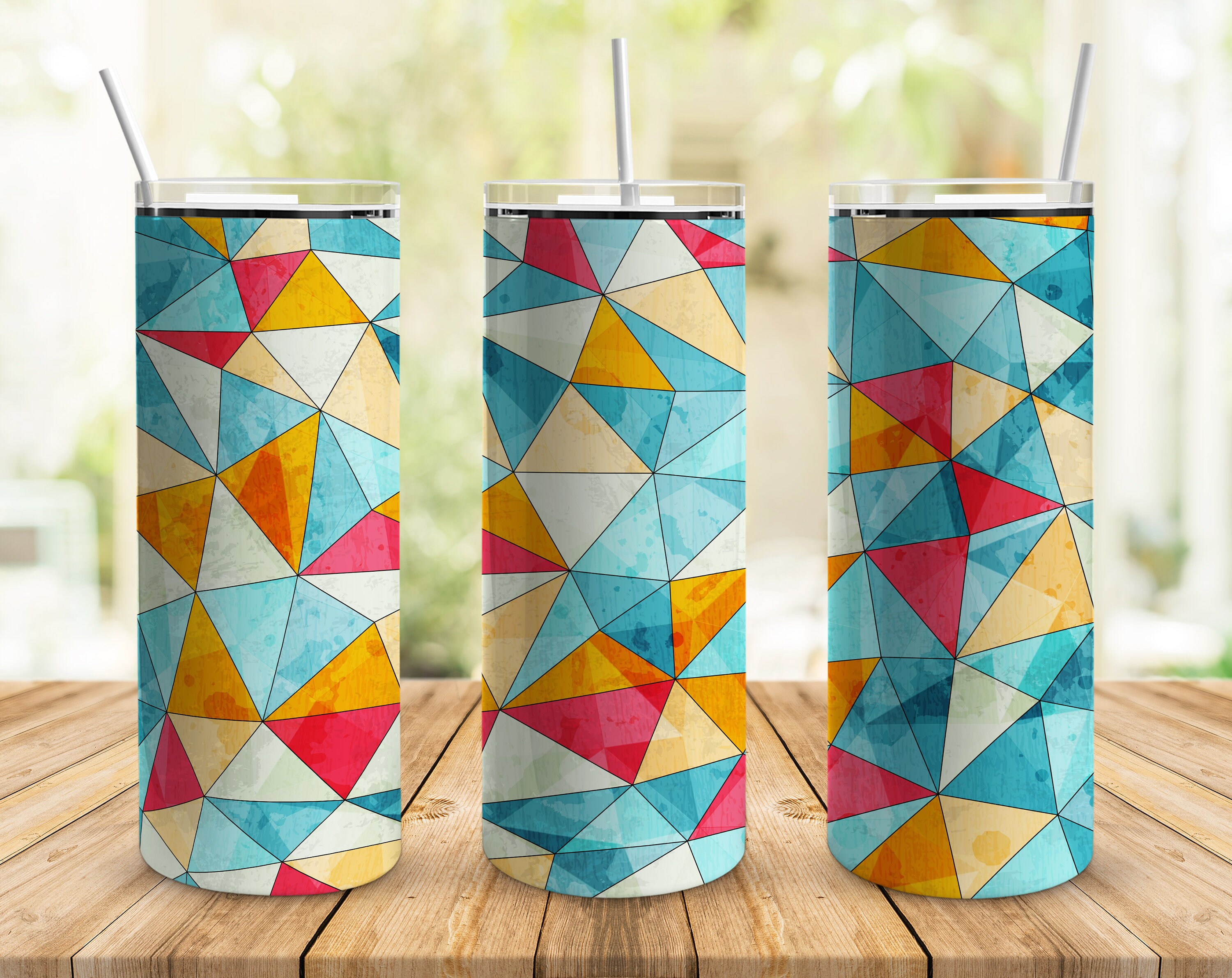 Abstract Trianglesr Tumbler, Abstract Trianglesr Skinny Tumb | Inspire ...