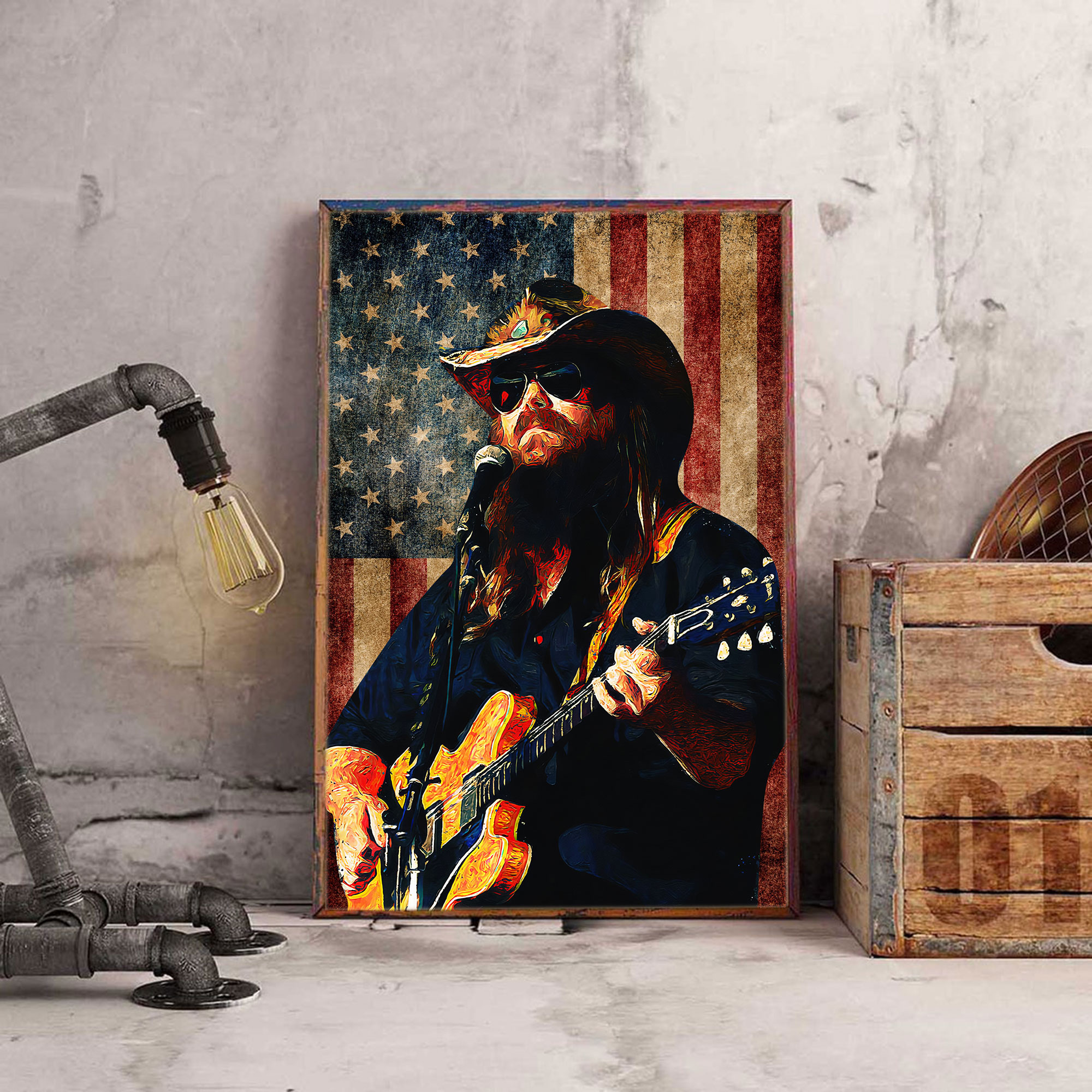 Chris Stapleton Poster, Soulful Serenade Poster, Music Poste | Inspire ...