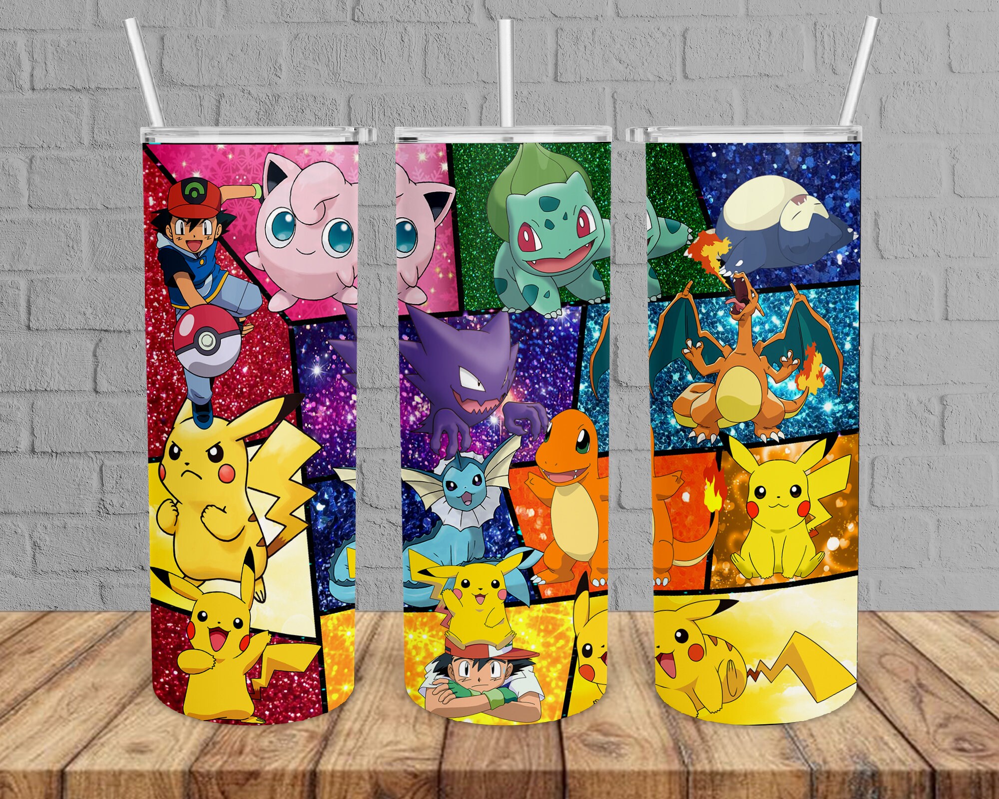 Kids Cartoon Pokemon Tumbler,Kids Cartoon Pokemon Skinny Tum | Inspire Uplift