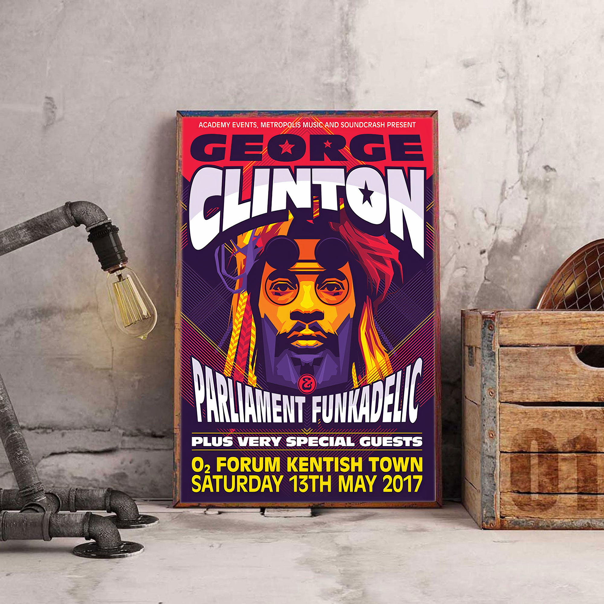 George Harrison Poster, George's Groove Poster, Music Poster | Inspire ...