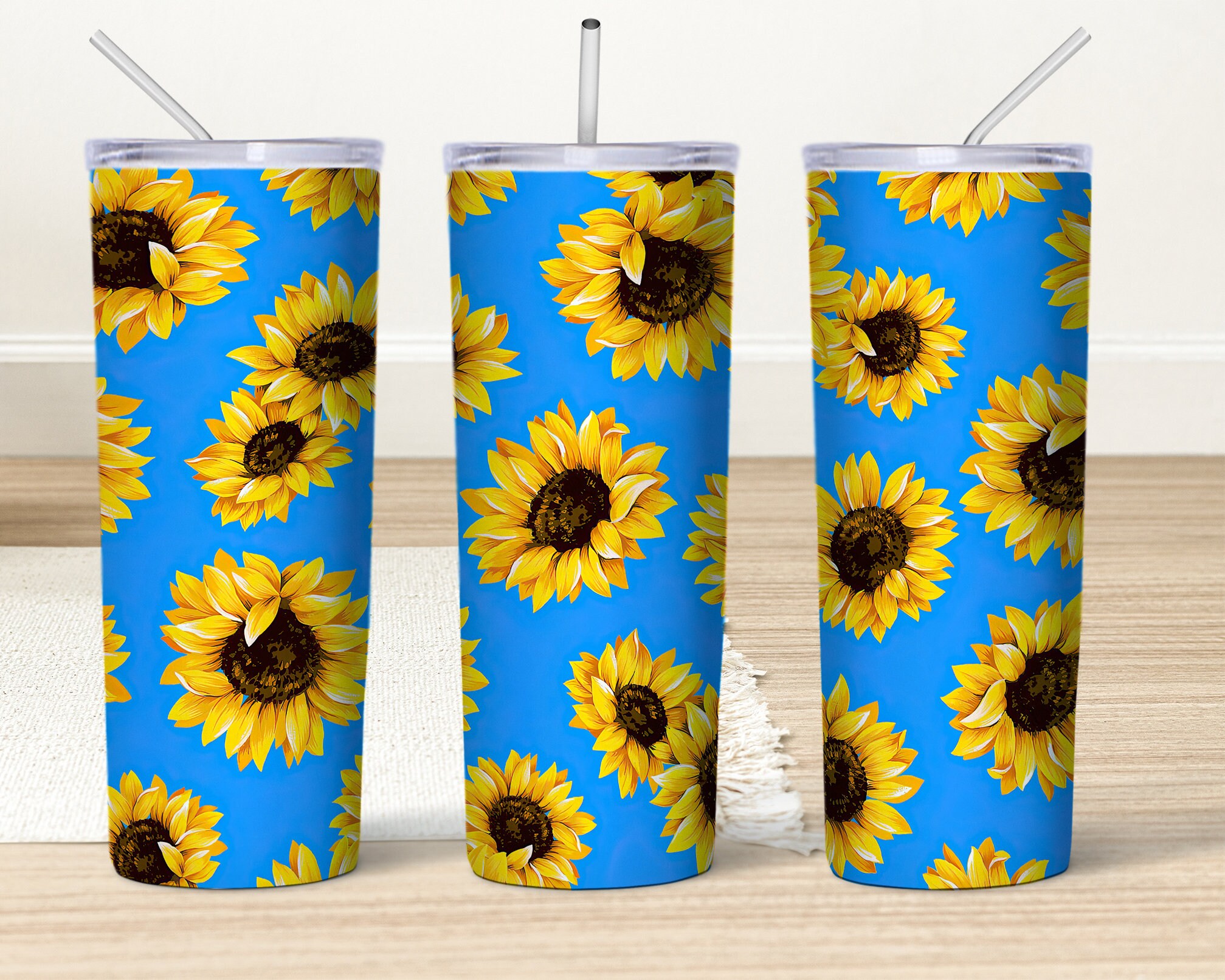 Sunflower Burst Tumbler, Sunflower Tumbler, Sunflower Skinny | Inspire ...