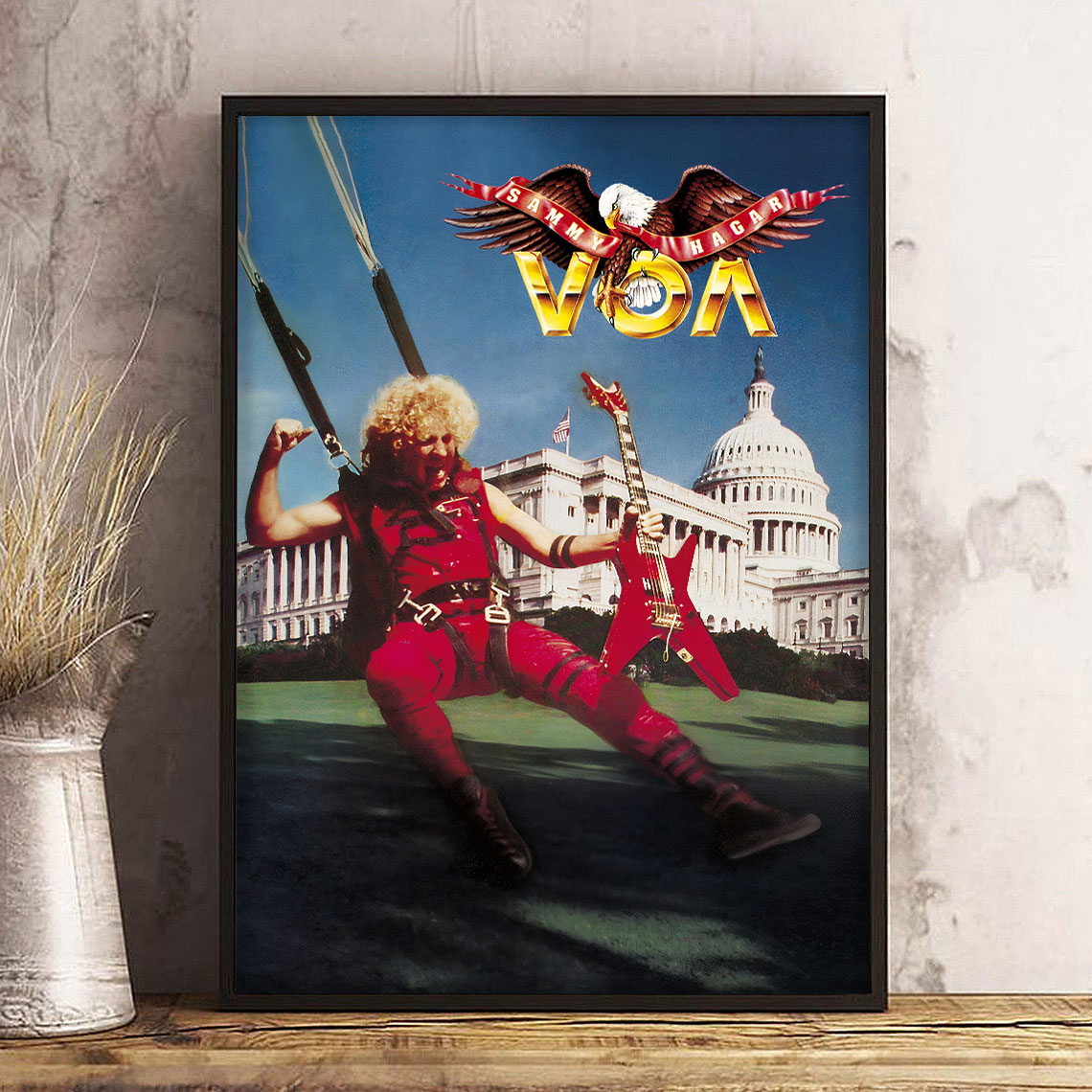 Sammy Hagar Poster, Hagar's Roar Poster, Music Poster, Rock - Inspire ...