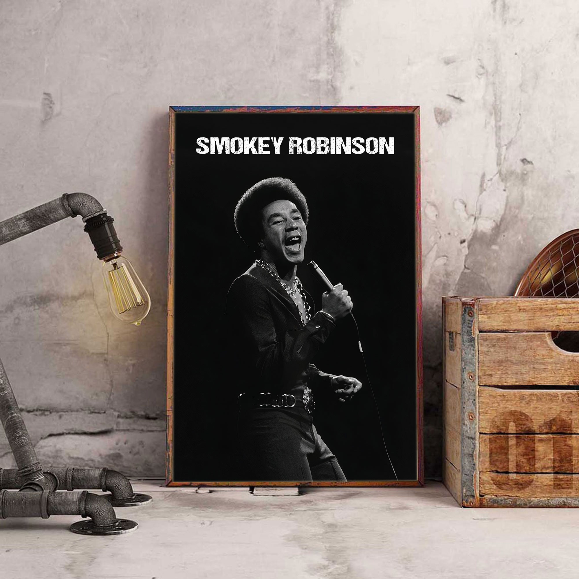 Smokey Robinson Poster, Captivating Crooner Poster, Music Po | Inspire ...