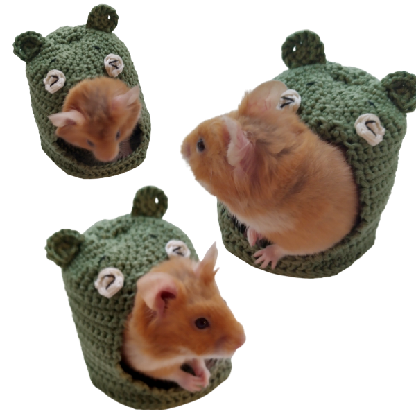 Hamster house, pet rug mat - crochet pattern pdf - Inspire Uplift