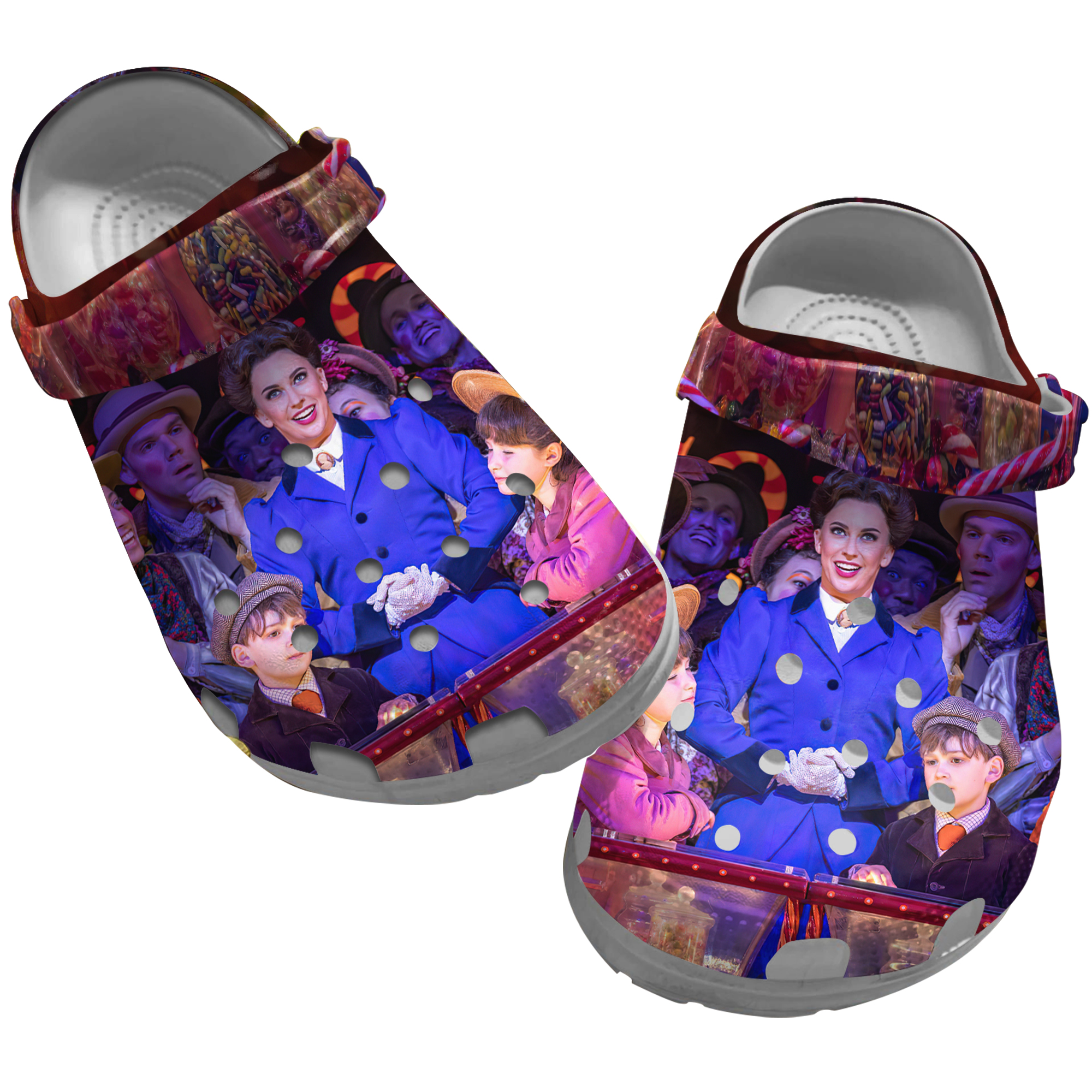 Movie Sandals, Mary Poppins Crocs, Movie Crocs, Mary Poppins | Inspire ...