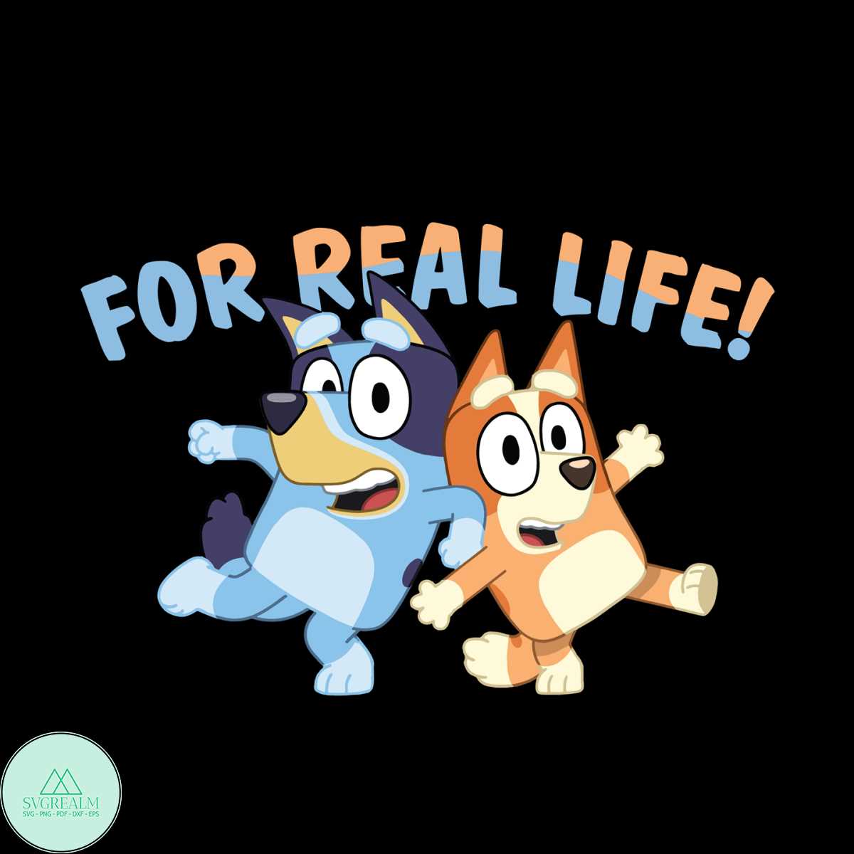 Bluey Character For Real Life Shirt Design SVG Cutting Digit | Inspire ...