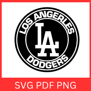 Dodgers Logo Badge Svg, Dodgers SVG, Dodgers SVG vector, Dig | Inspire ...