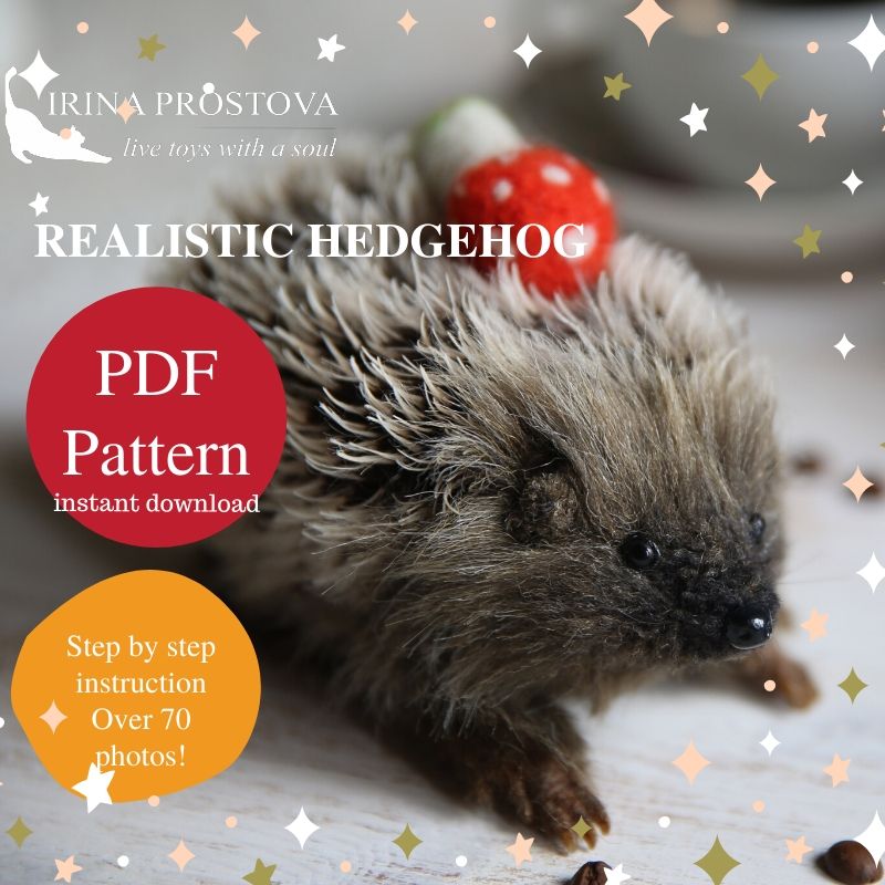 Hedgehog sewing pattern plush toy | instruction how to sew | | Inspire ...