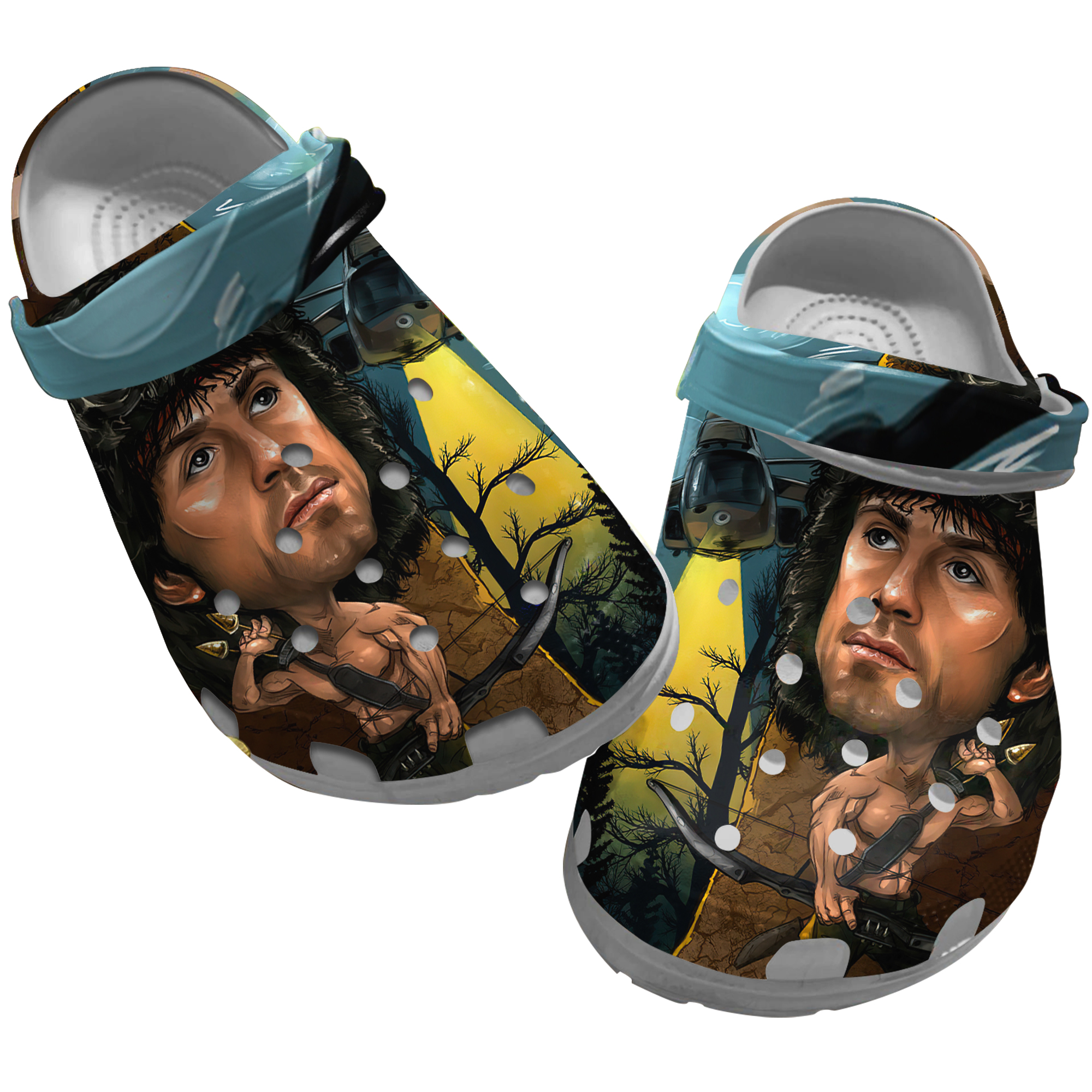 Movie Crocs, Rambo Crocs, Movie Sandals, Rambo, Rambo Clog S - Inspire ...