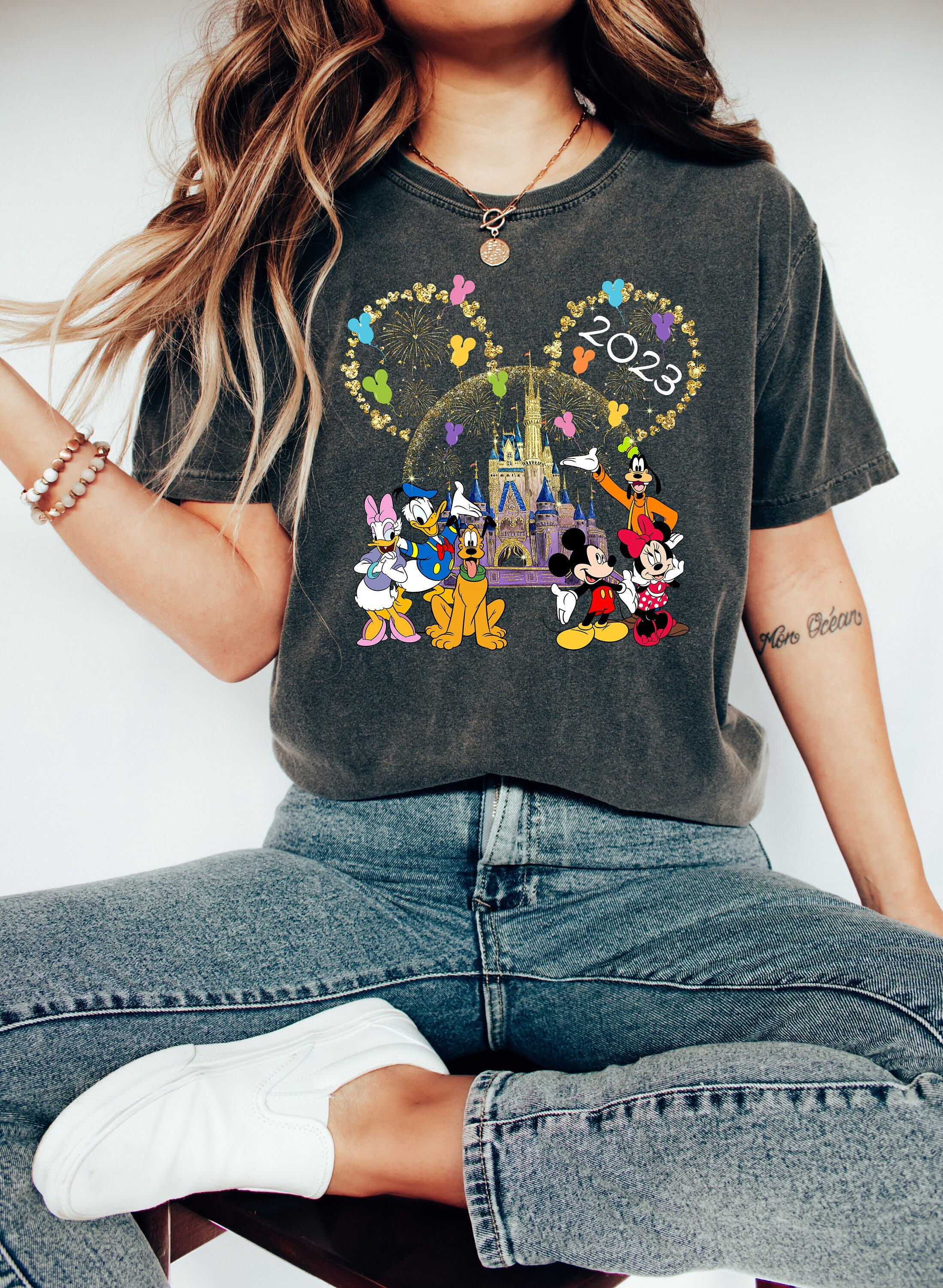 Disney 100 Years of Wonder Shirt,Disney Characters T-Shirt, - Inspire ...