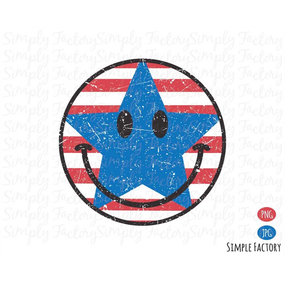 Vintage America Flag Smiley Face Png, American Smiley face P | Inspire ...