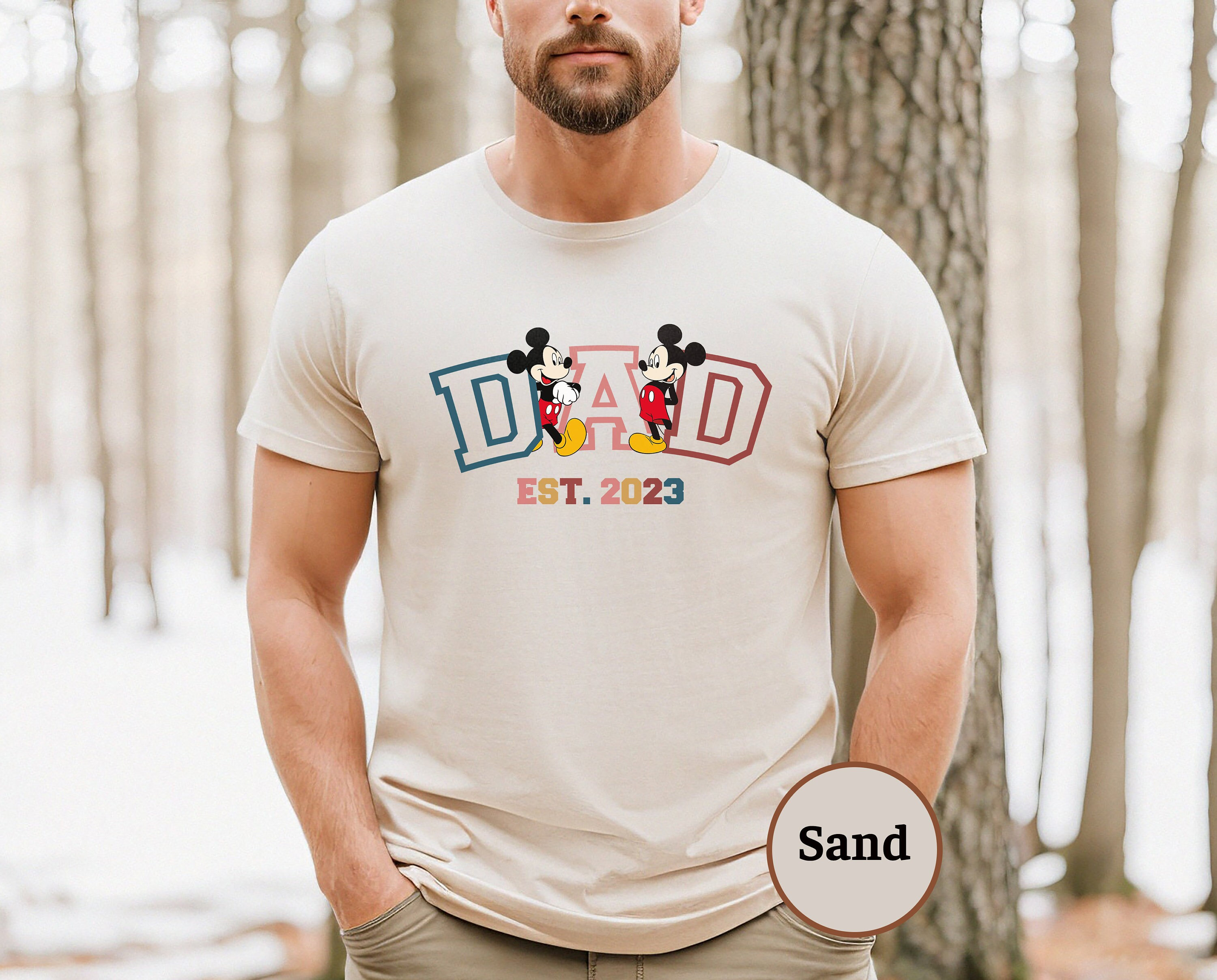 Disney Dad Mickey Maus Shirt, Dad 2023 Shirt, Disney Man T-s | Inspire ...