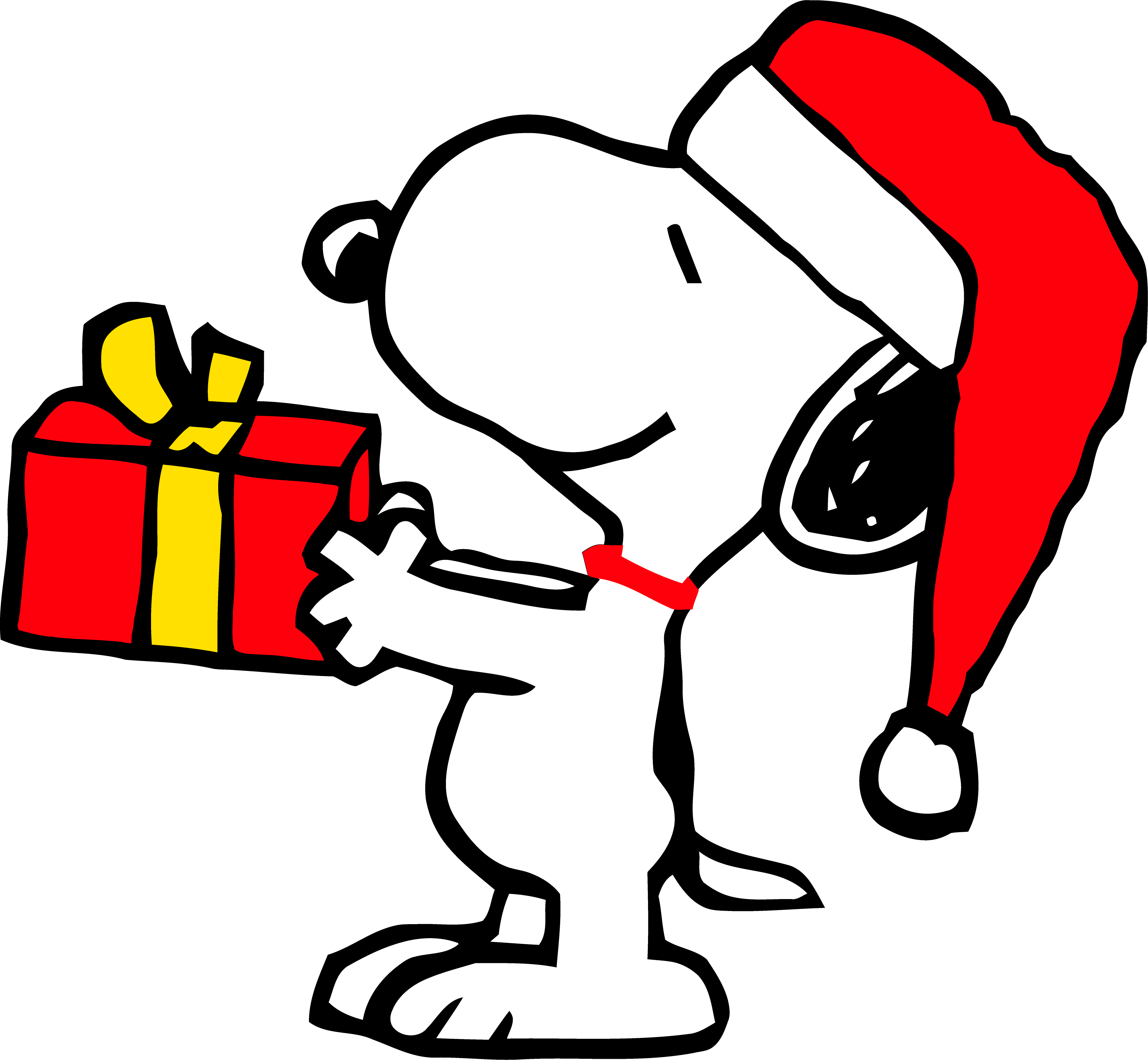 Snoopy Santa Hat Svg, Snoopy Cutting Files For Cricut, SVG, | Inspire ...