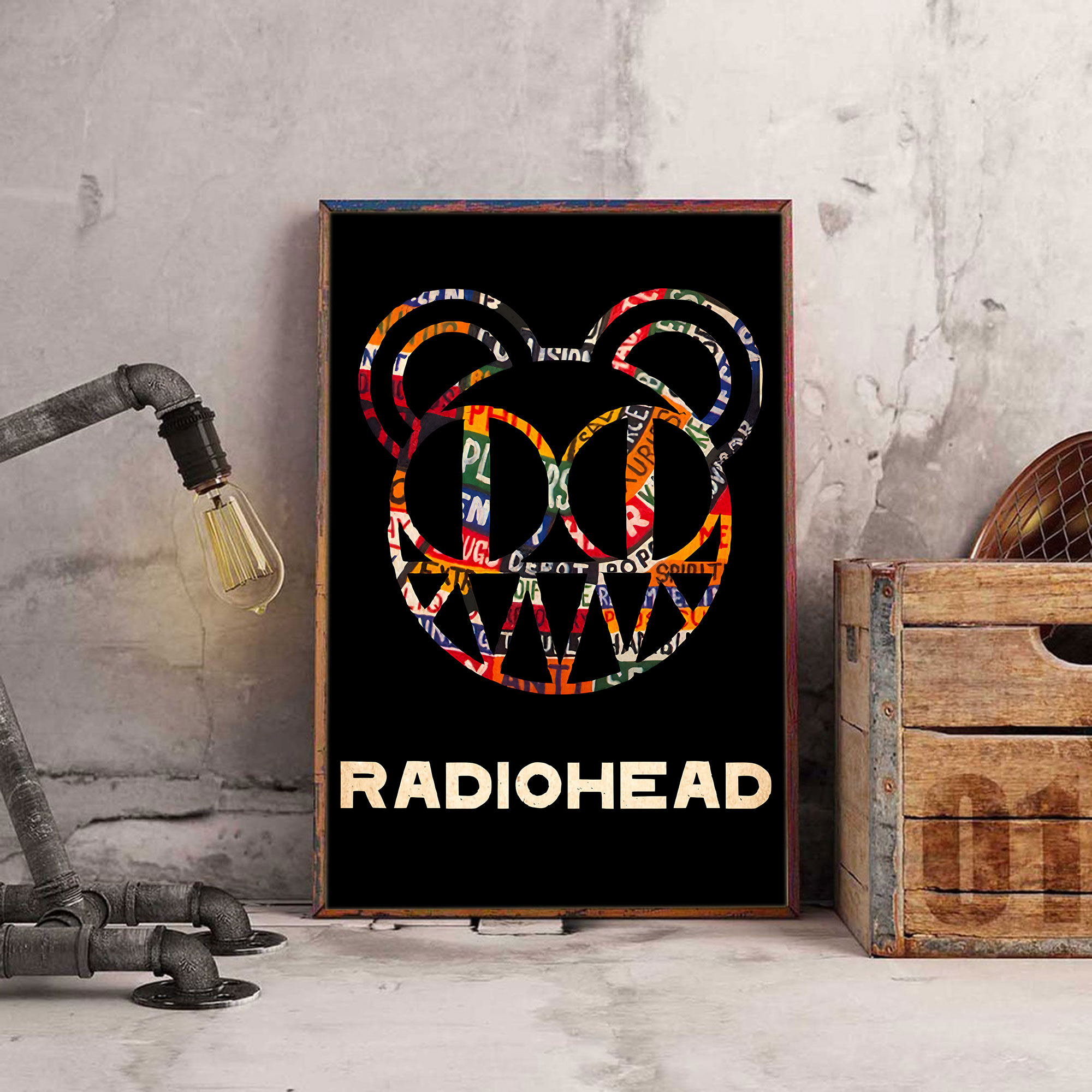 Radiohead Poster, Radiohead Band Poster, Band Poster, Music | Inspire ...