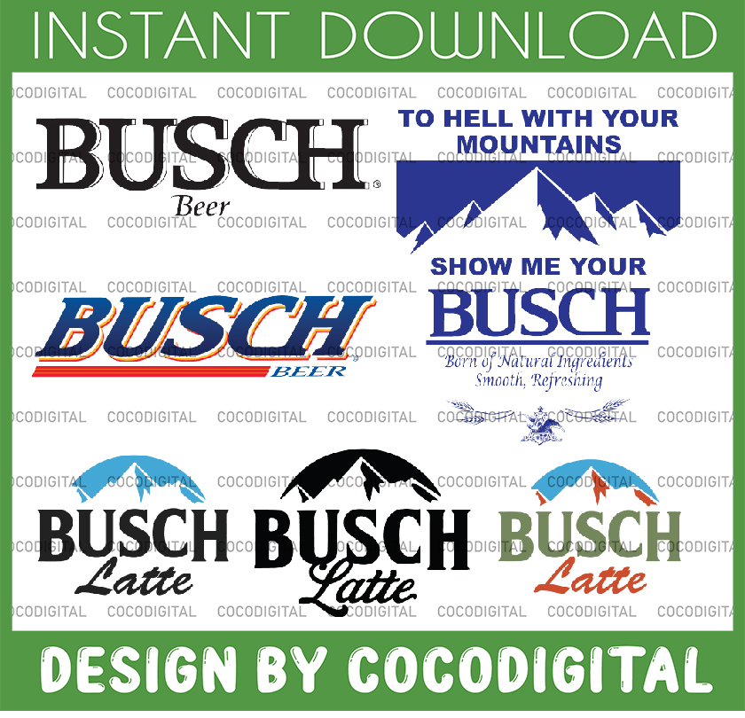 Busch Latte SVG, Busch latte svg,png, Busch latte beer, busc | Inspire ...