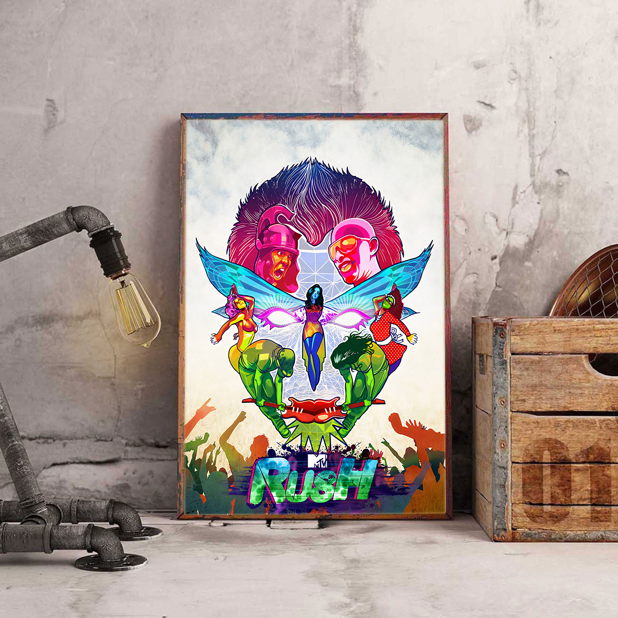 Rush Poster, Progressive Power Poster, Rush Band Poster, Ban | Inspire ...