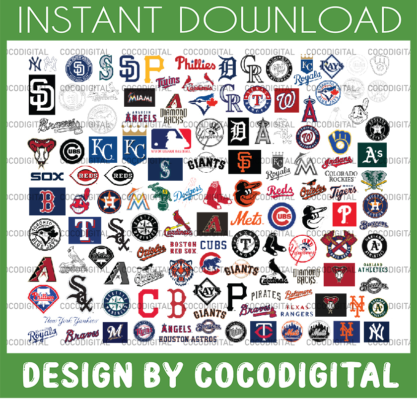 MLB Teams SVG baseball Svg mlb Svg All mlb Teams Svg mlb Lo | Inspire ...