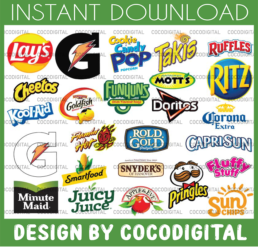 25 PNG images | Popular Chip and Juice Brand Logos Digital D | Inspire ...
