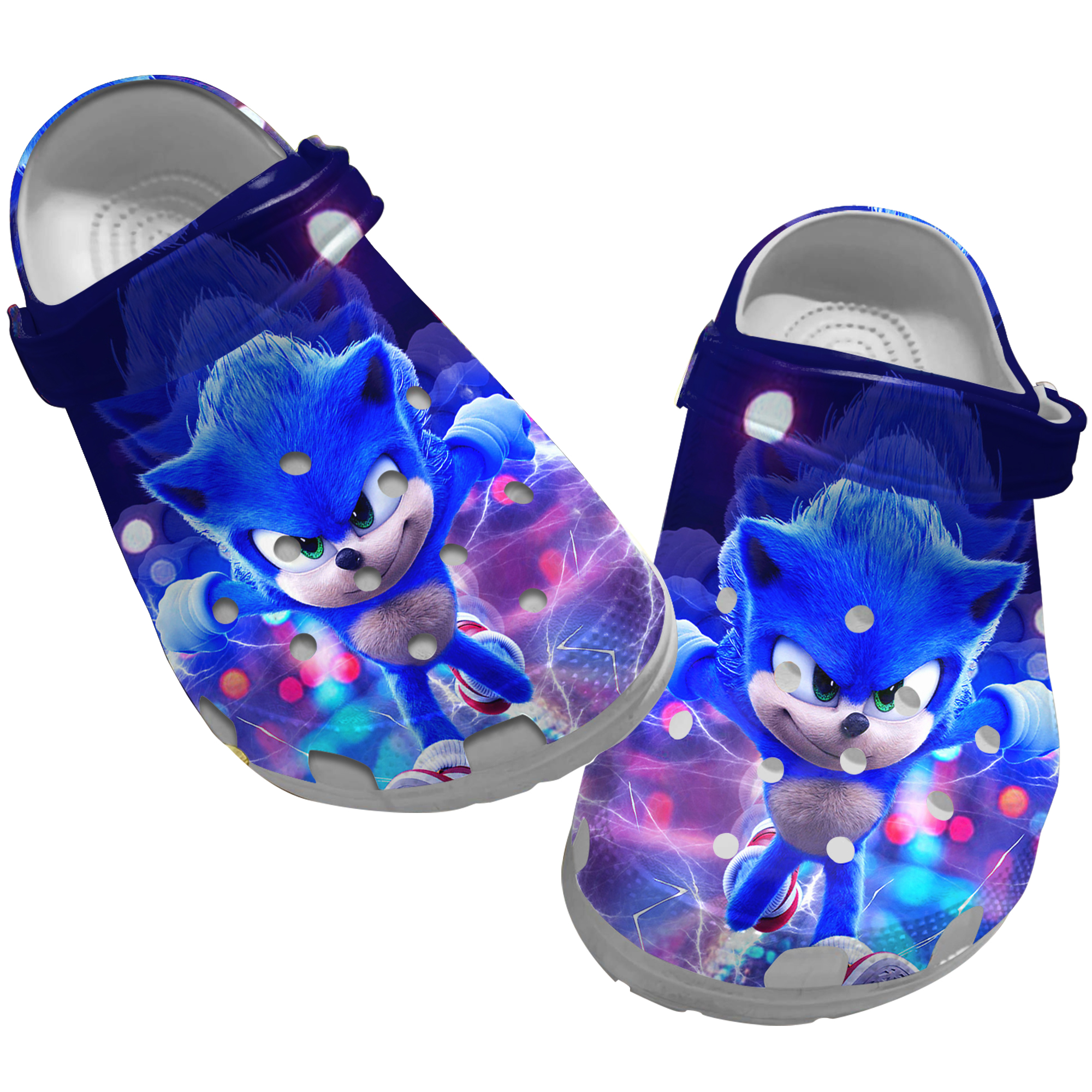 Movie Crocs, Sonic the Hedgehog Crocs, Movie Sandals, Sonic | Inspire ...