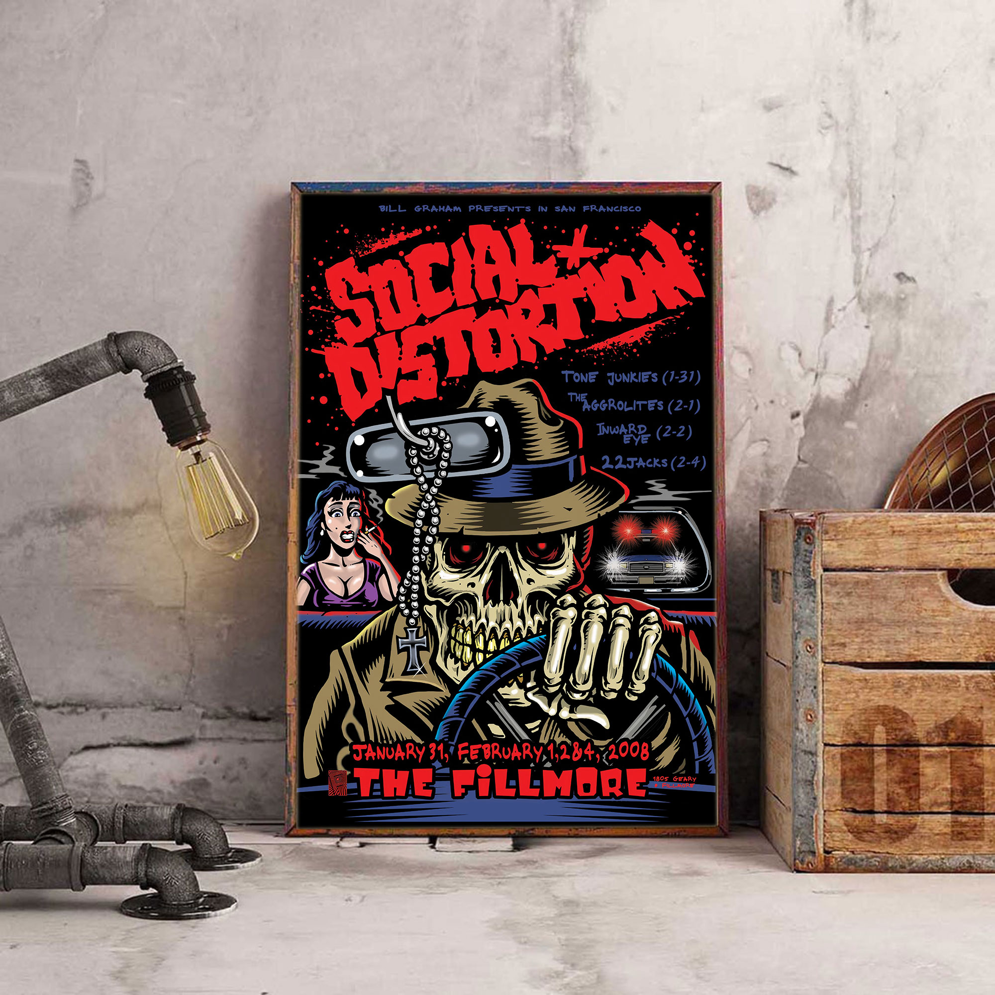 Social Distortion Poster, Social Distortion Band Poster, Ban | Inspire ...