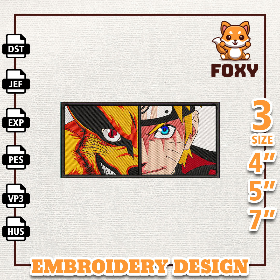Naruto Anime Design, Anime Embroidery Design, Anime Machine - Inspire ...