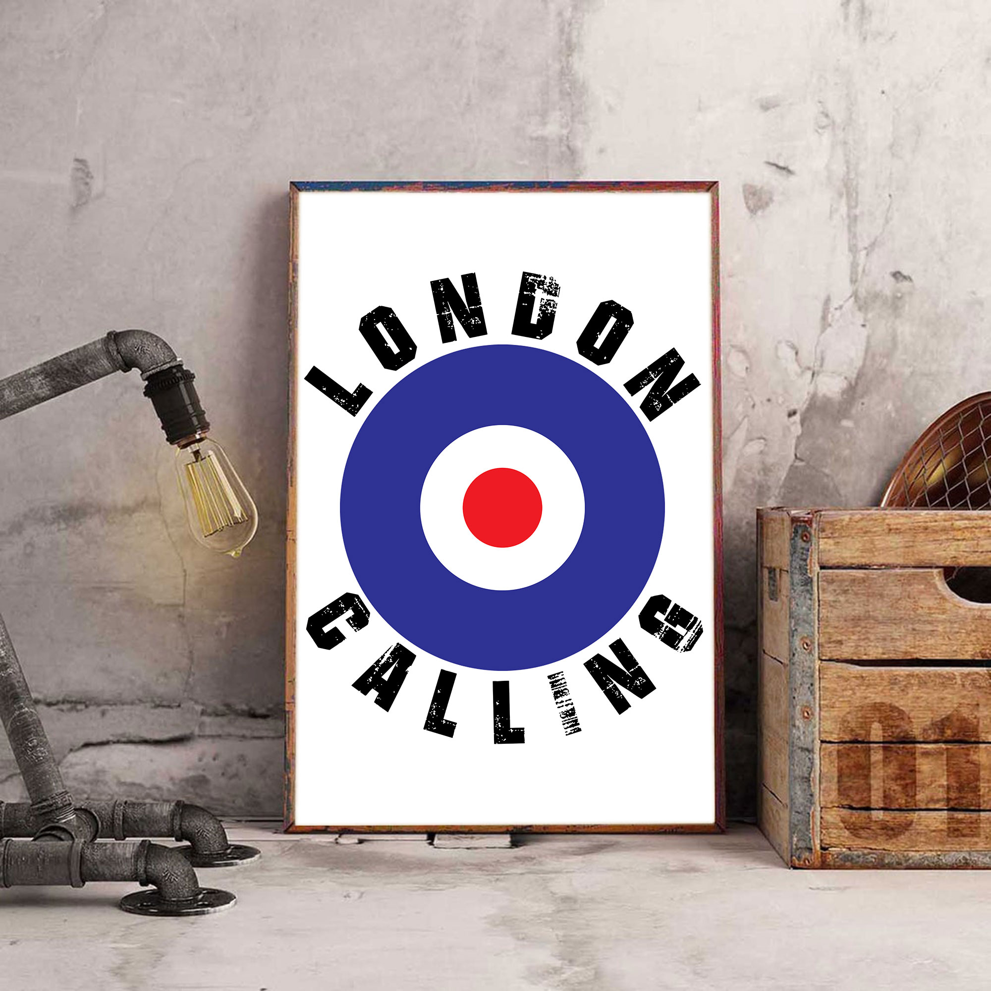 The Clash Poster, Iconic Clash Poster, The Clash Band Poster | Inspire ...