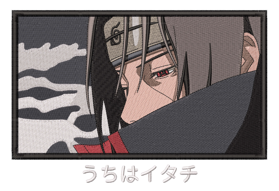 Anime Embroidery Pattern Itachi Scenic | Inspire Uplift