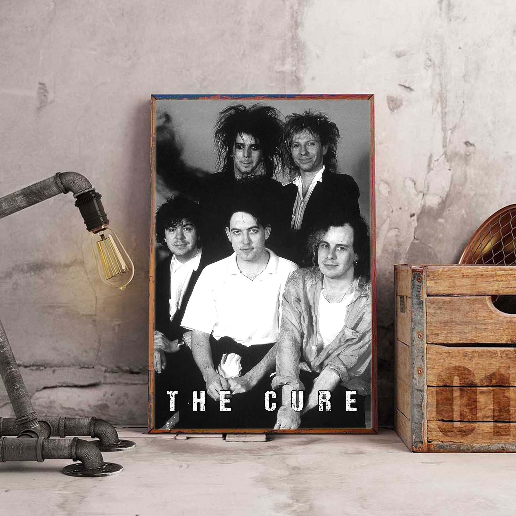 The Cure Poster, Captivating Cure Poster, Rock Band Poster, | Inspire ...