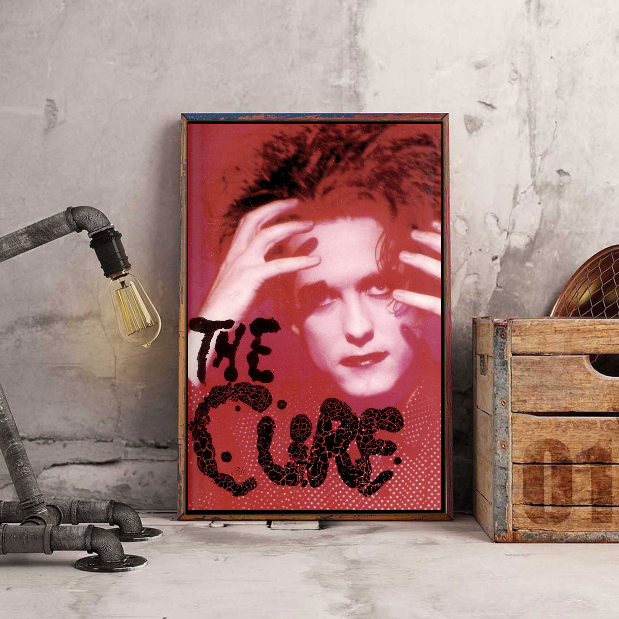 The Cure Poster, Enigmatic Cure Poster, Rock Band Poster, Ba | Inspire ...