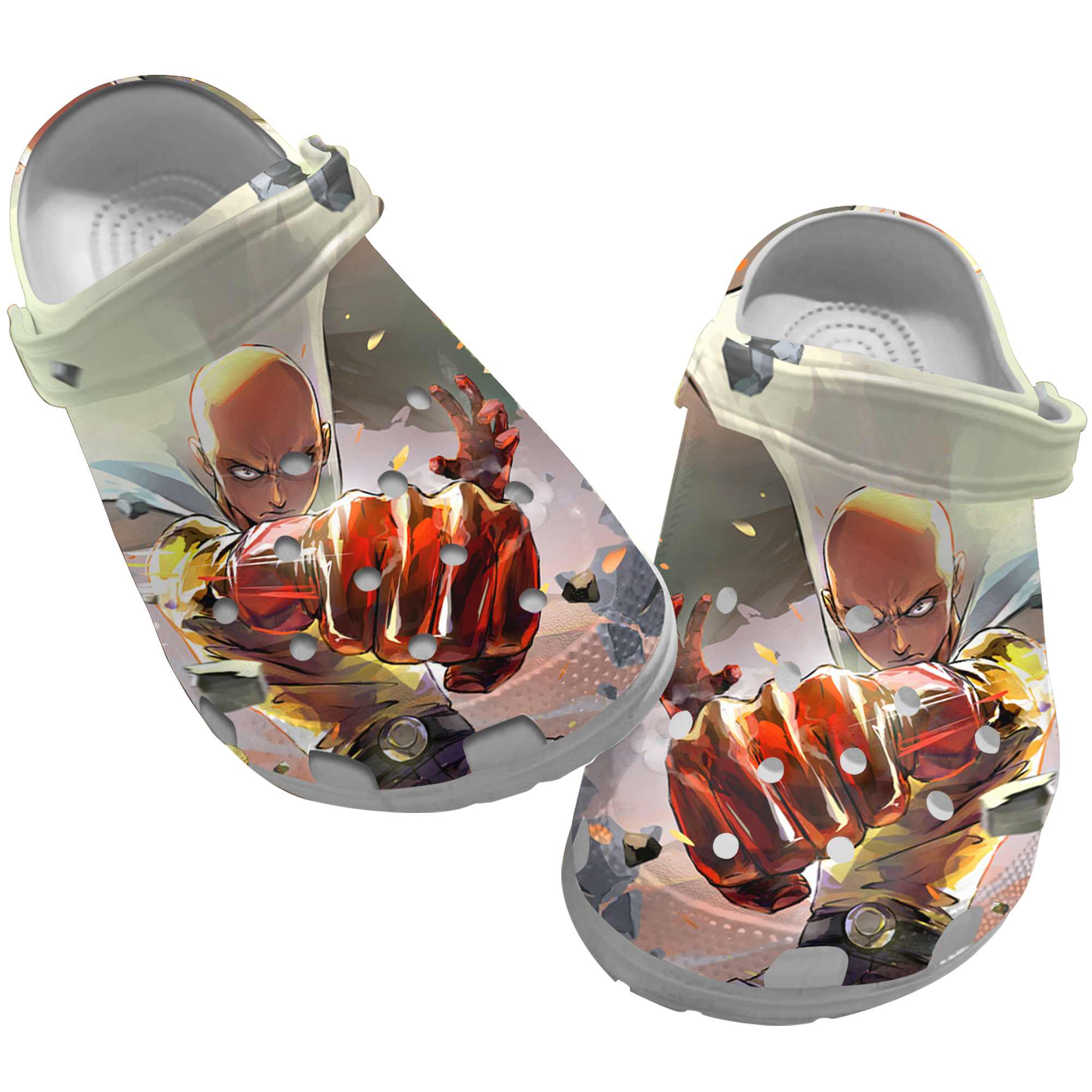 Anime Sandals, One Punch Man Crocs, One Punch Man Clog Shoes - Inspire ...