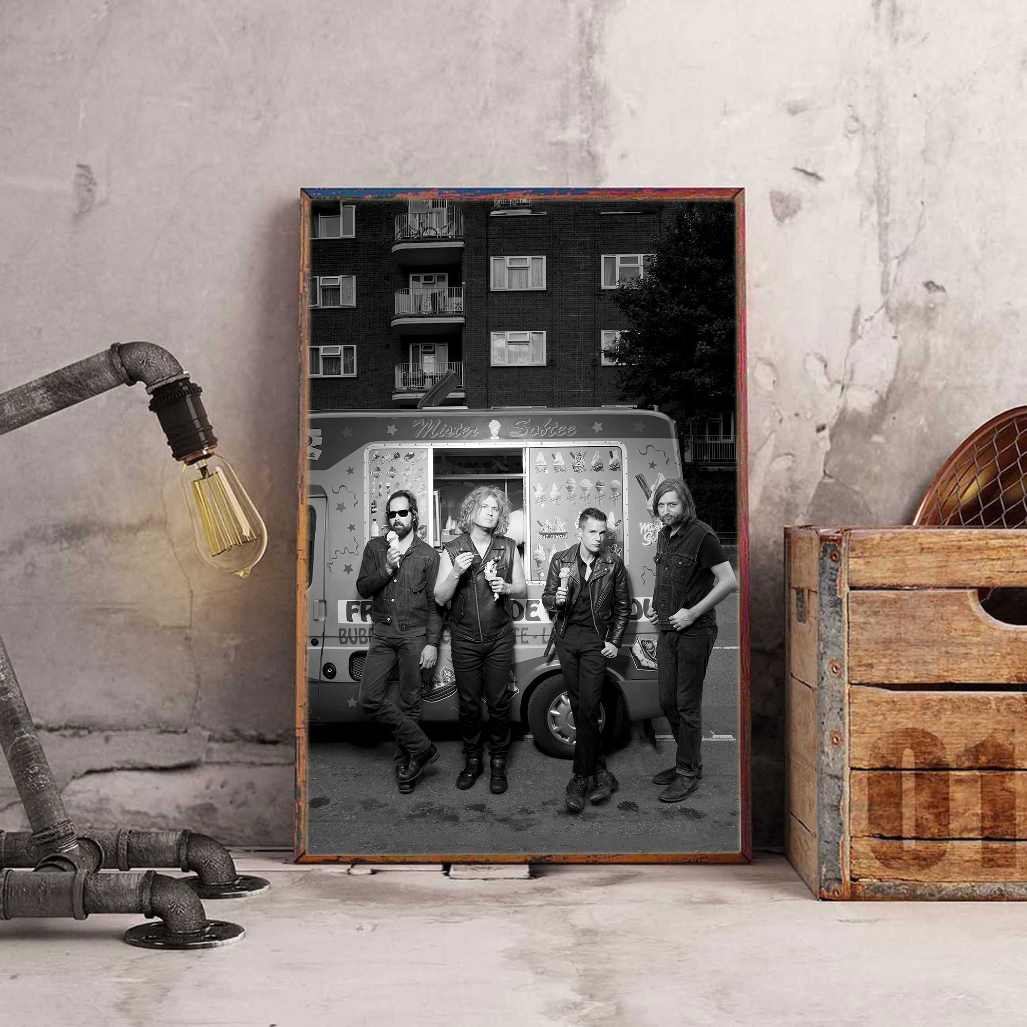 The Killers Poster, Hot Fuss Poster, Indie Rock Band Poster, | Inspire ...