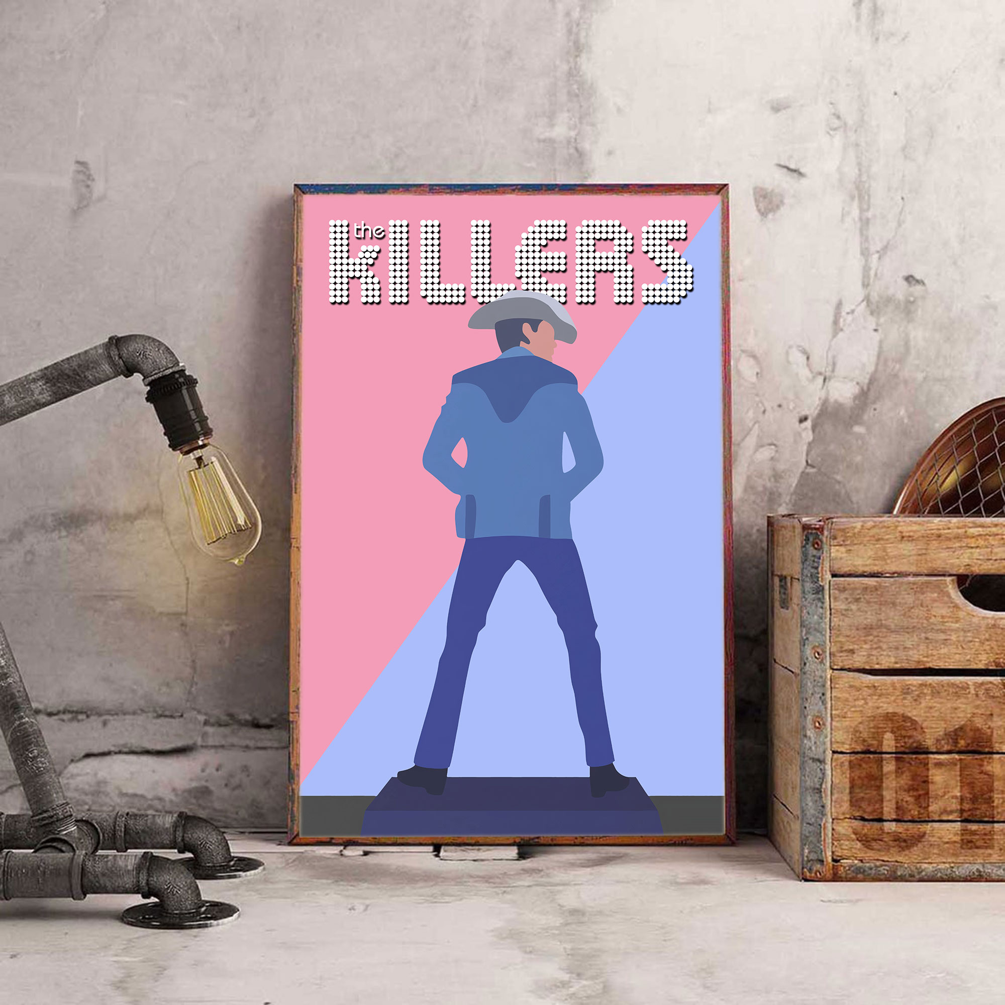 The Killers Poster, Wonderful Wonderful Poster, Indie Rock B | Inspire ...
