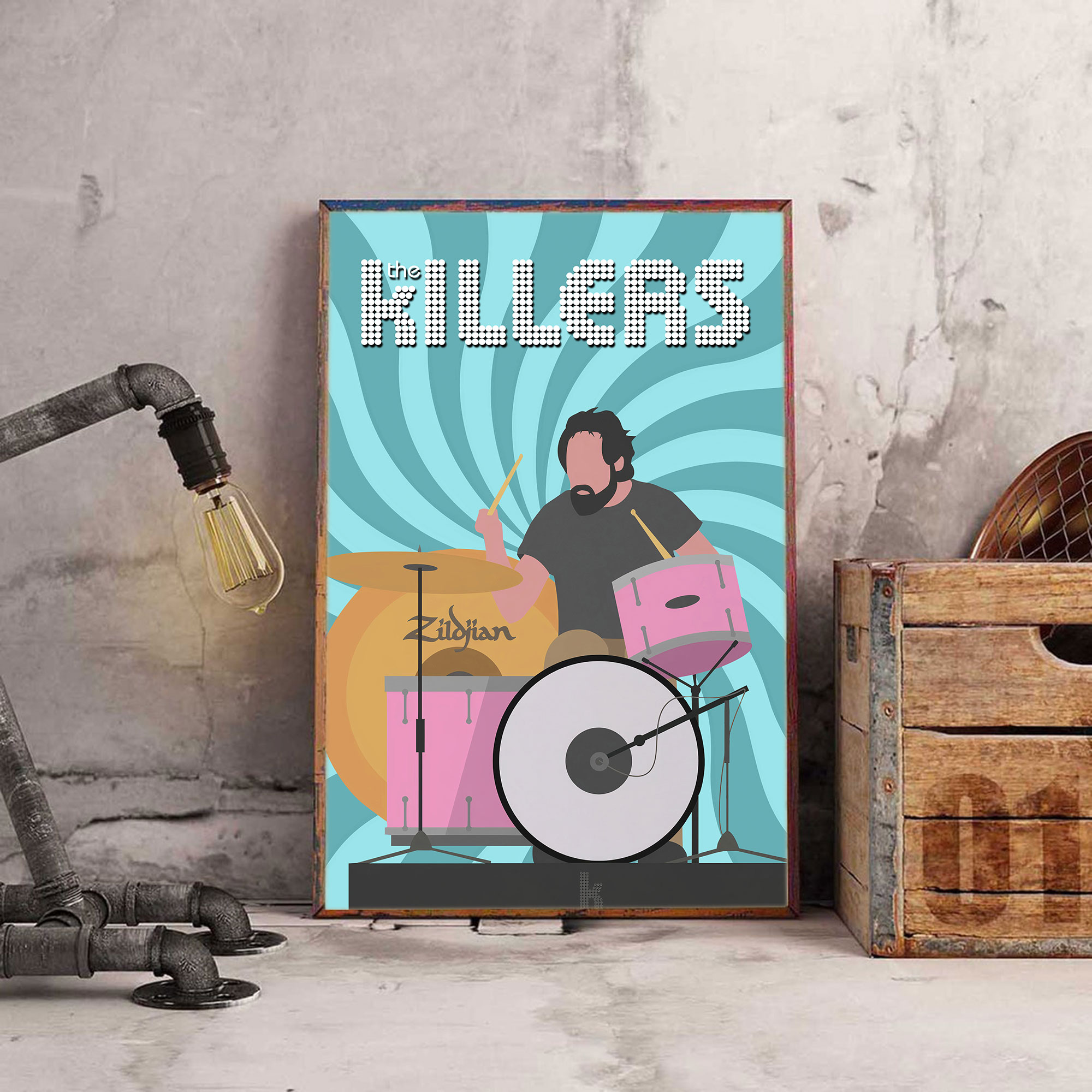 The Killers Poster, Cautionary Tales Poster, Indie Rock Band | Inspire ...