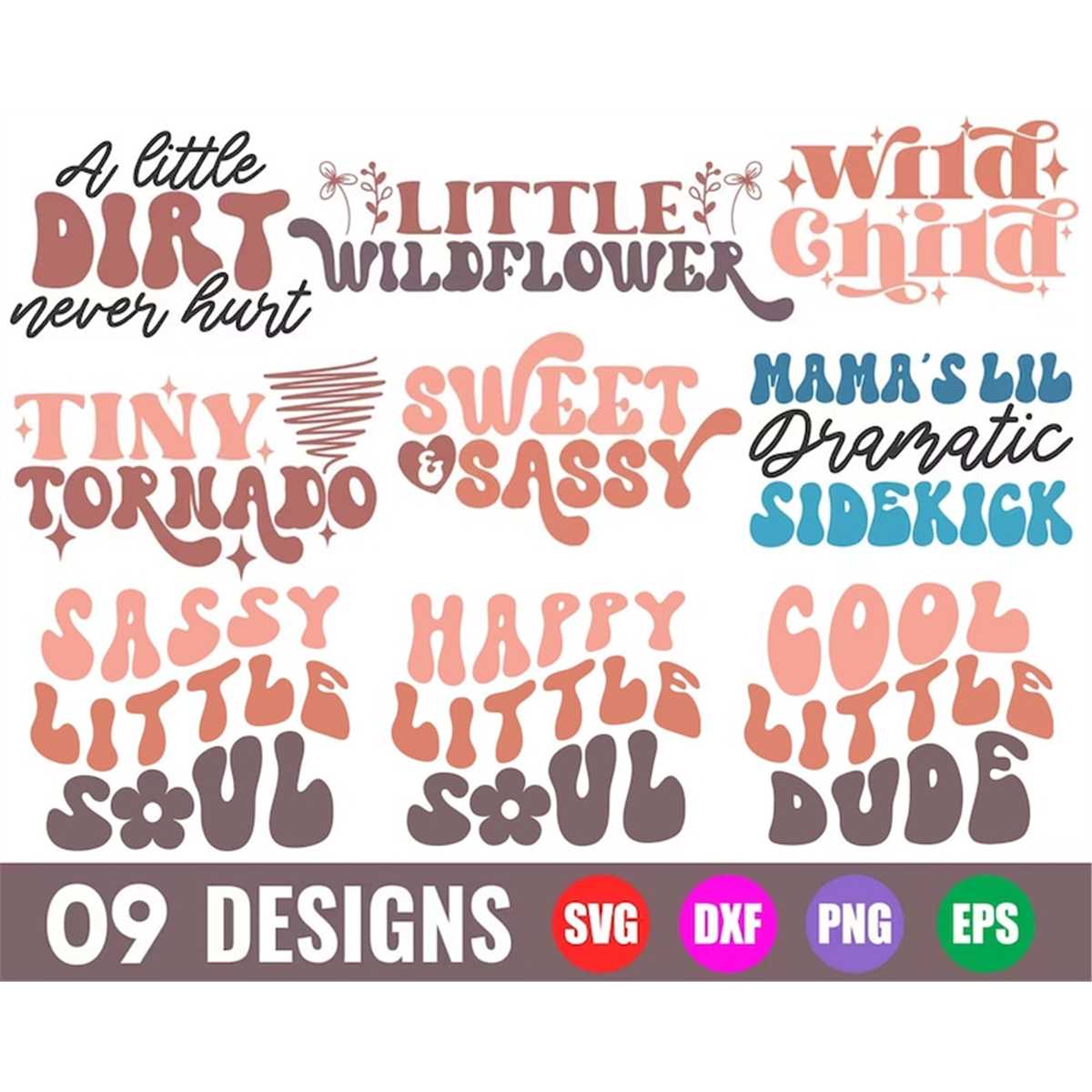 Toddler svg Bundle, Kids Shirt svg, Retro Kids svg, Wavy Sta | Inspire ...