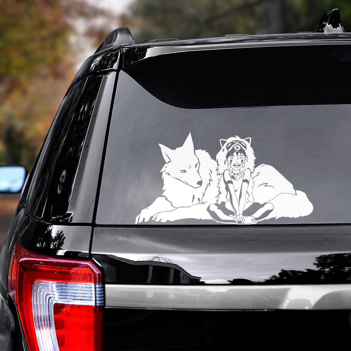 Princess Mononoke, Princess Mononoke Sticker, Anime Decal, M | Inspire ...