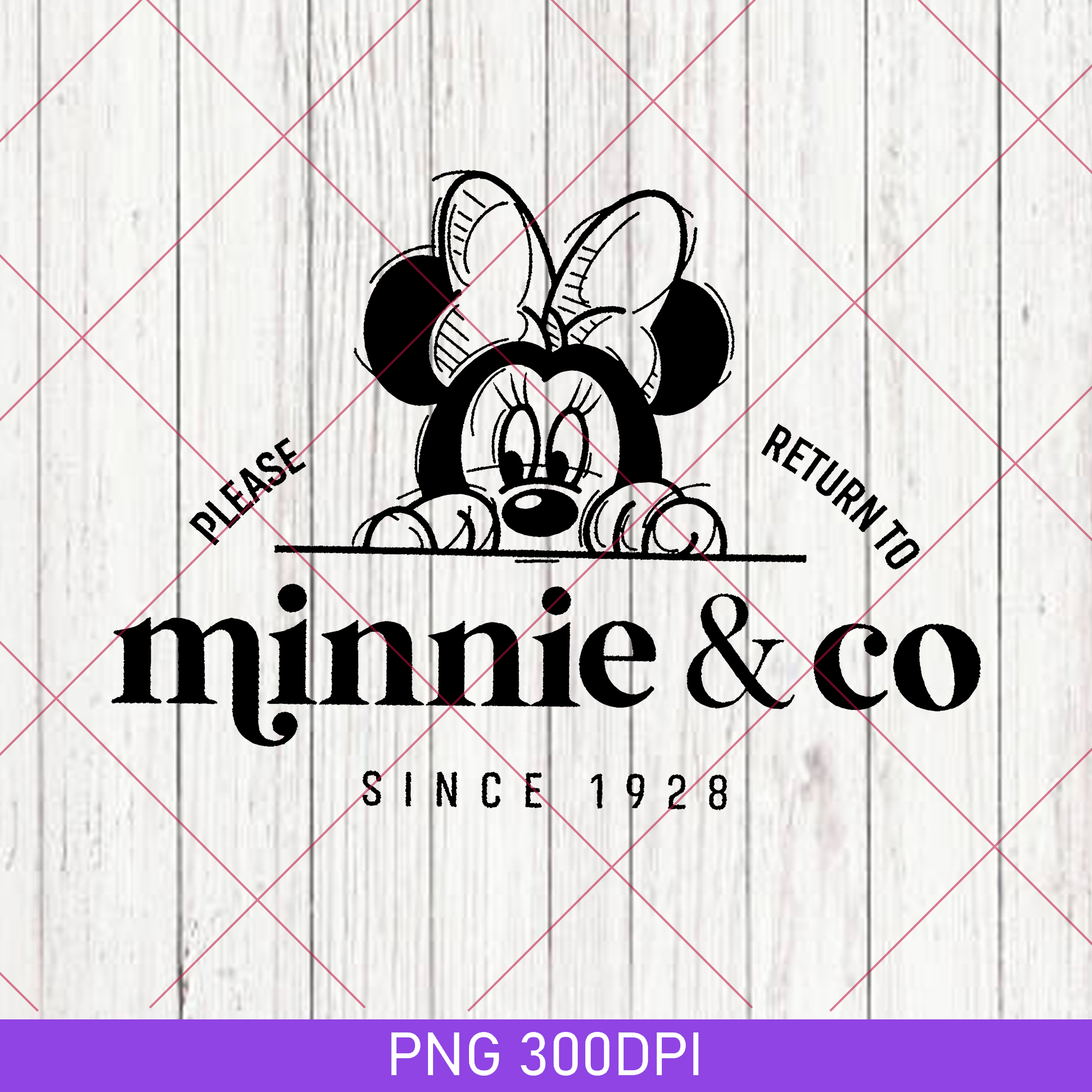 Minnie & Co 1928 PNG, Retro Vintage Disney PNG, Retro Minnie - Inspire ...