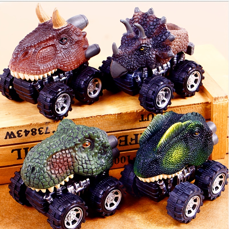 Pull Back Cars Realistic Dino, Cars Mini Monster Truck With - Inspire ...